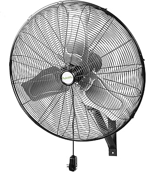 Amazon.com: 24 inch Outdoor Oscillating Wall Fan, 3-Speed 6300 CFM ...