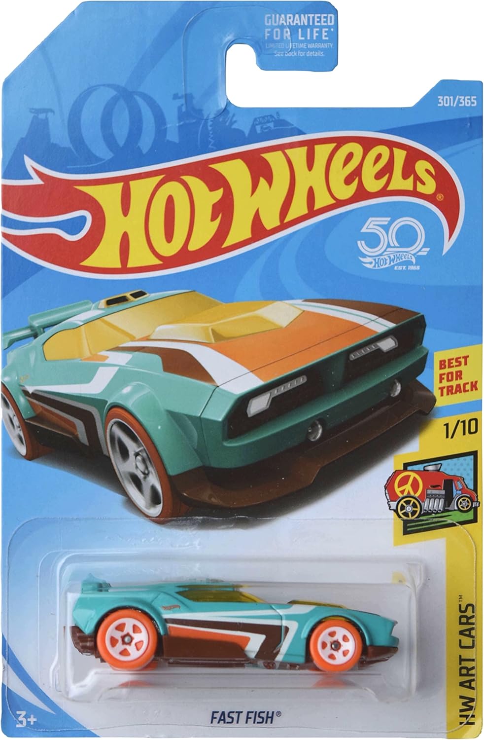 Amazon.com: Hot Wheels Fast Fish, HW Art Cars 1/10 : Toys & Games