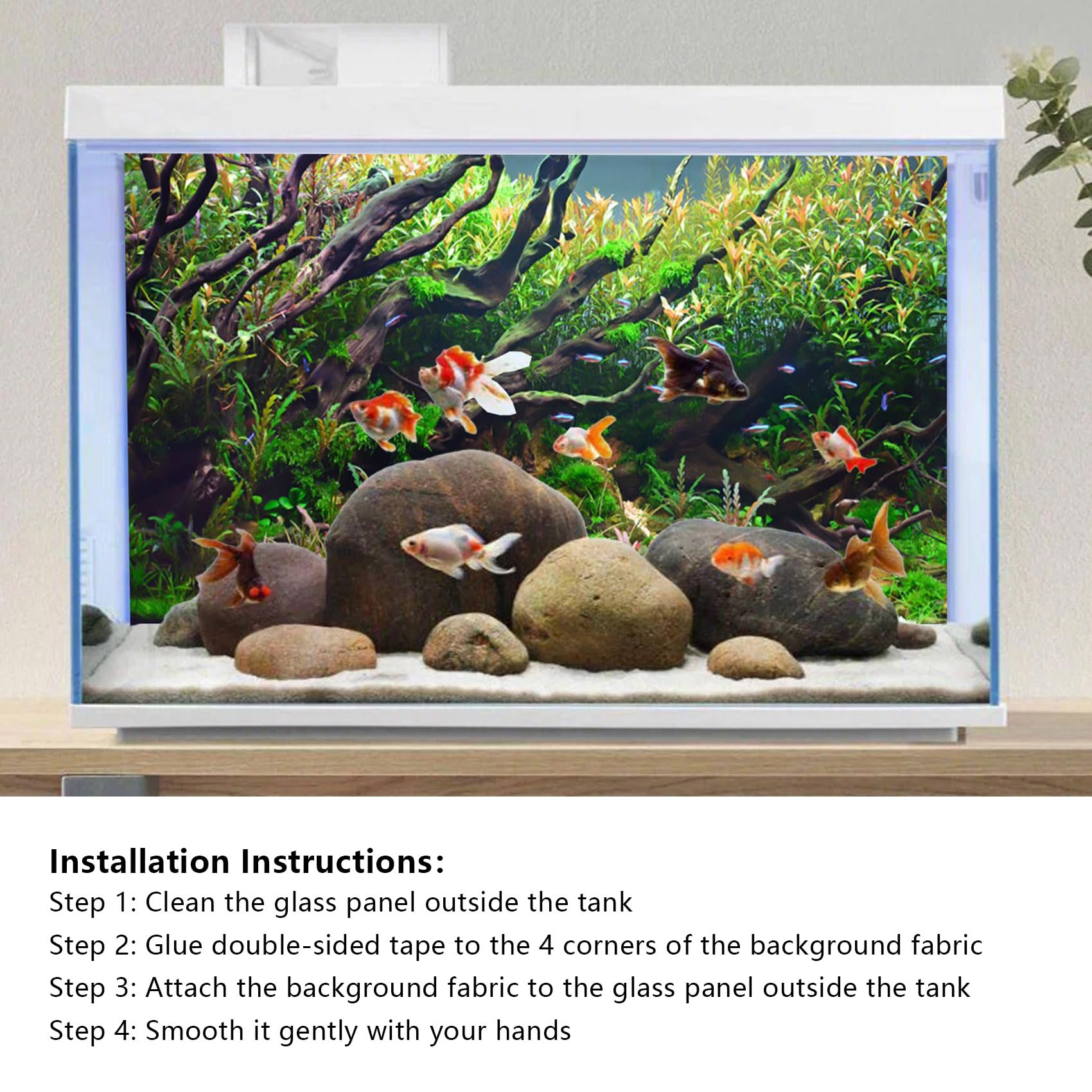 Snapklik.com : Fish Tank Background 36x24 Inch Aquarium Background ...