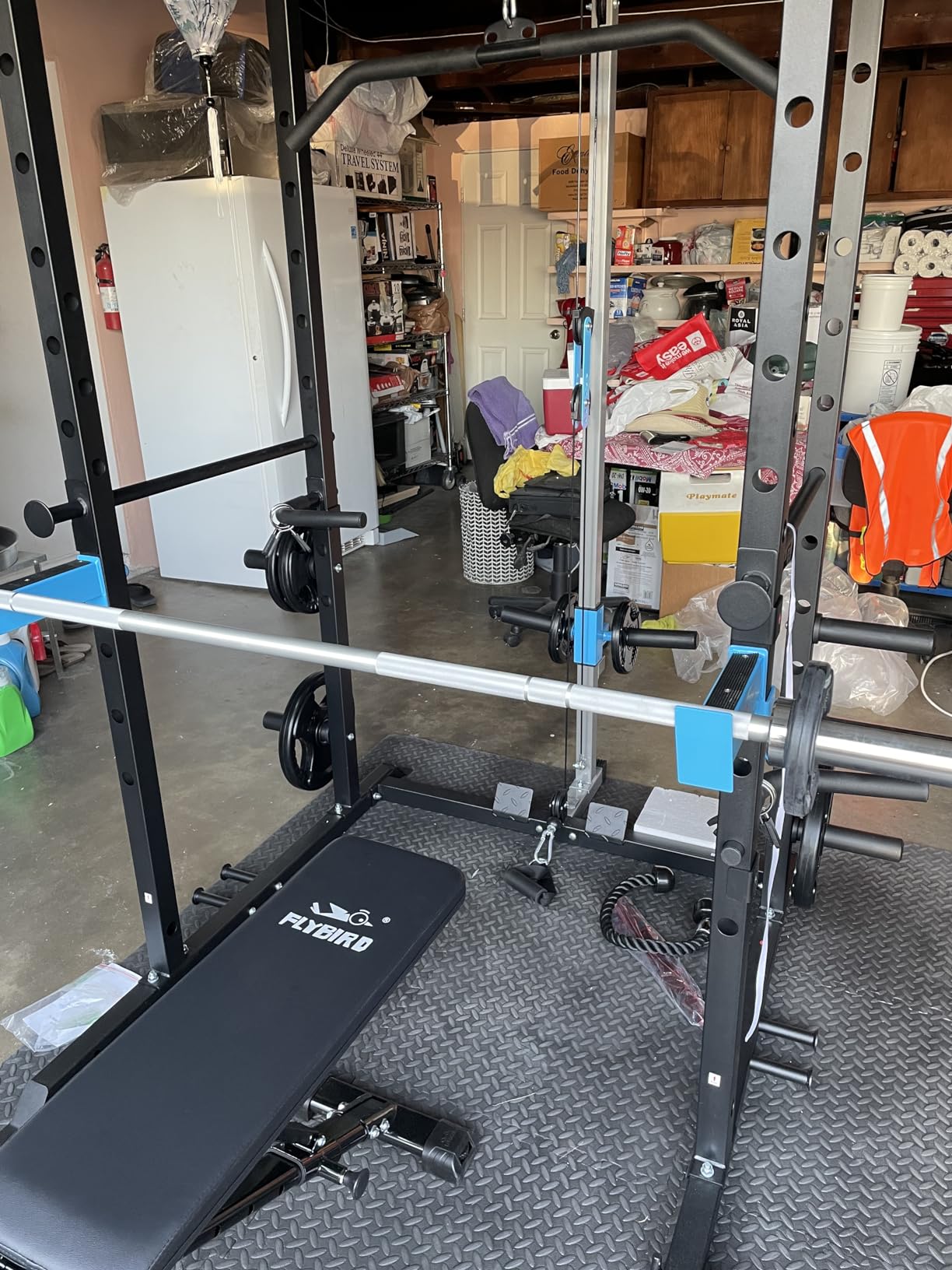 $37/mo - Finance ULTRA FUEGO Power Cage, Multi-Functional Power Rack ...