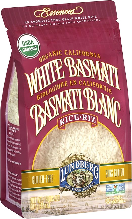 Lundberg Organi Organic California White Basmati Rice, 907 gm : Amazon ...