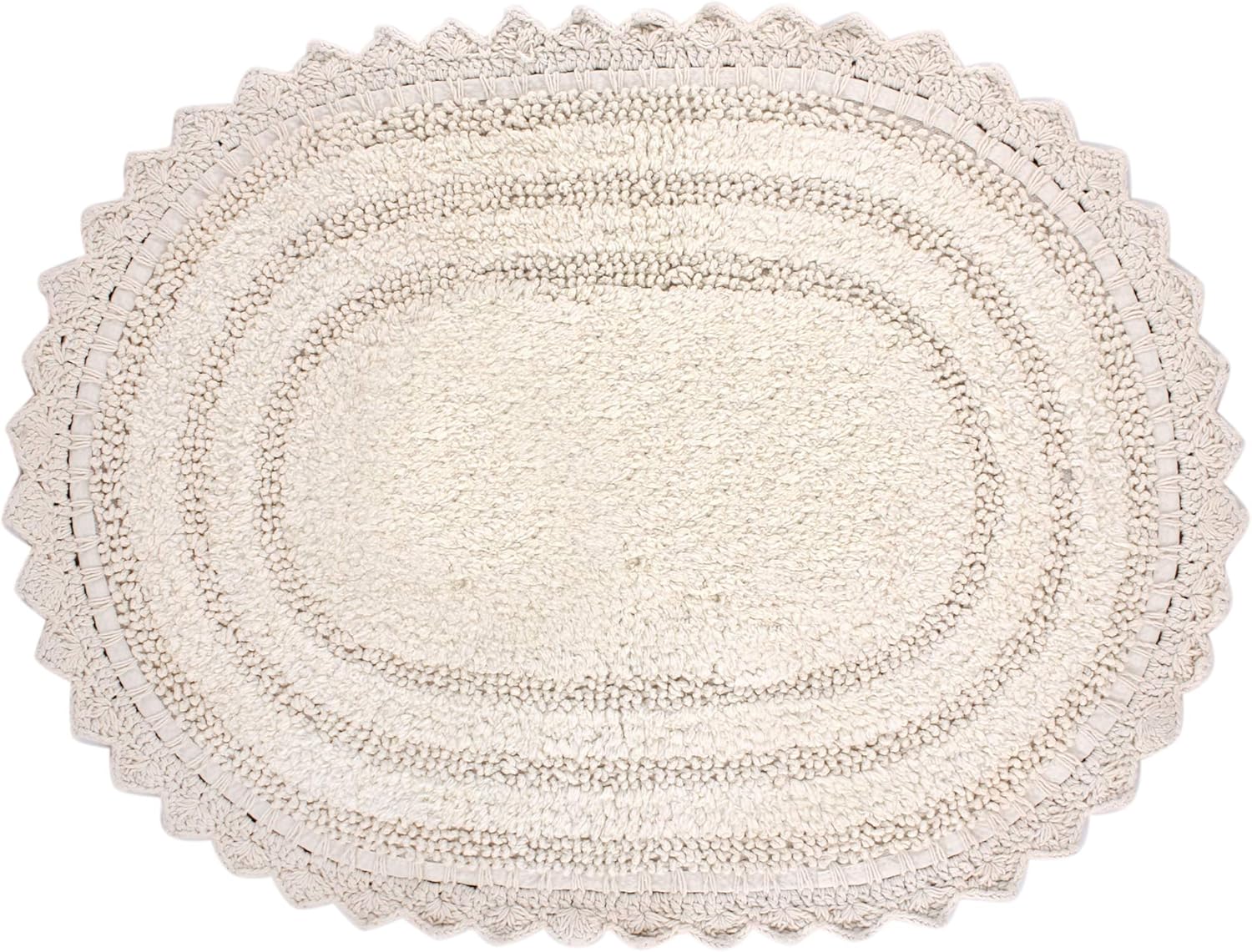 Amazon.com: RAJRANG Bathroom Mat for Kitchen and Spa with Crochet ...