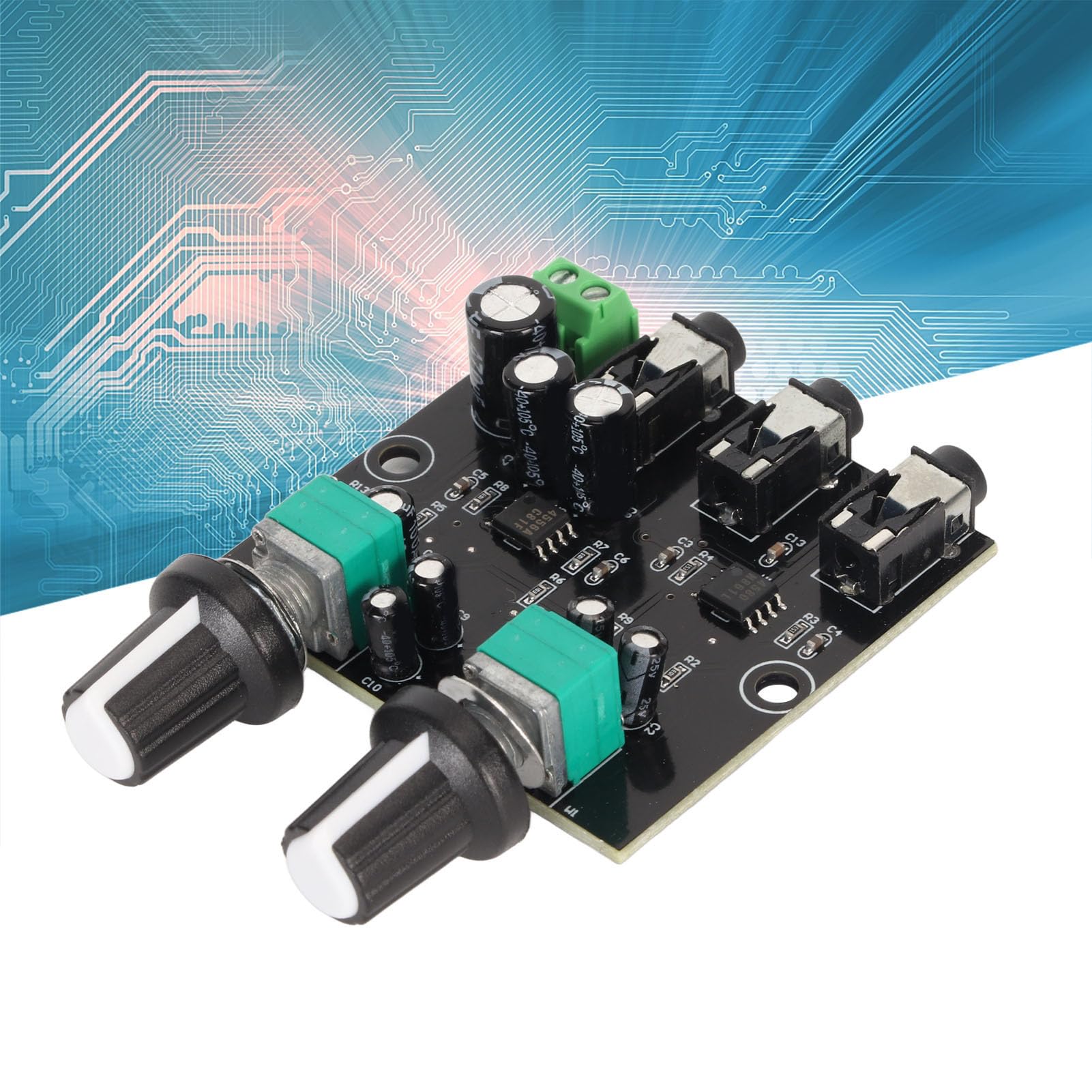 Snapklik.com : Stereo Sound Mixer Board Module, Driving Headphone Power ...