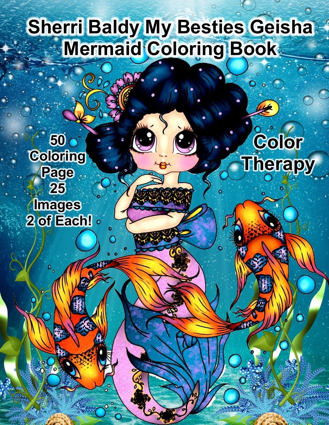 Sherri Baldy My Besties Geisha Mermaid Coloring Book: Baldy, Sherri Ann ...