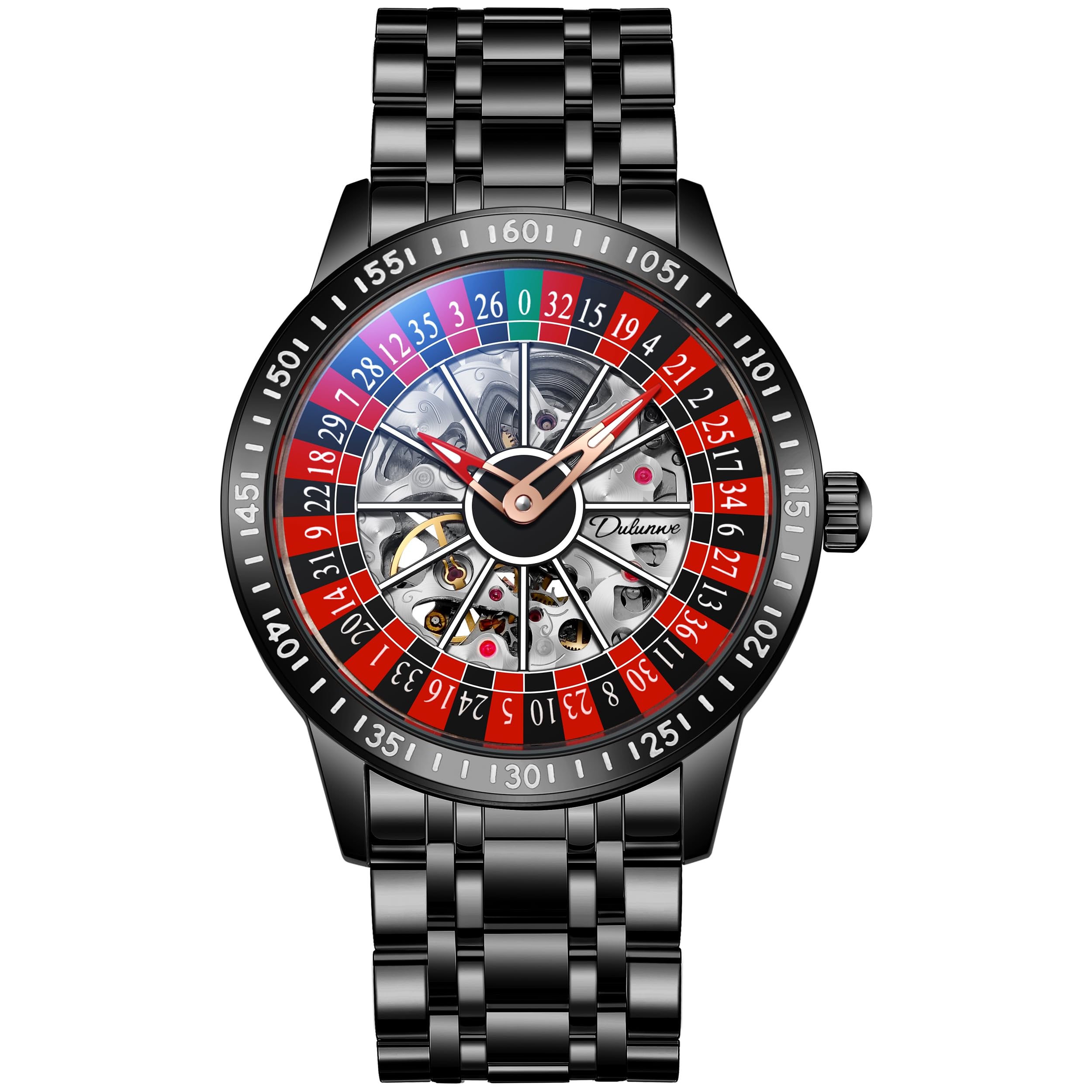 Amazon.com: Roulette Wheel Automatic Mechanical Watch for Men Swinging ...