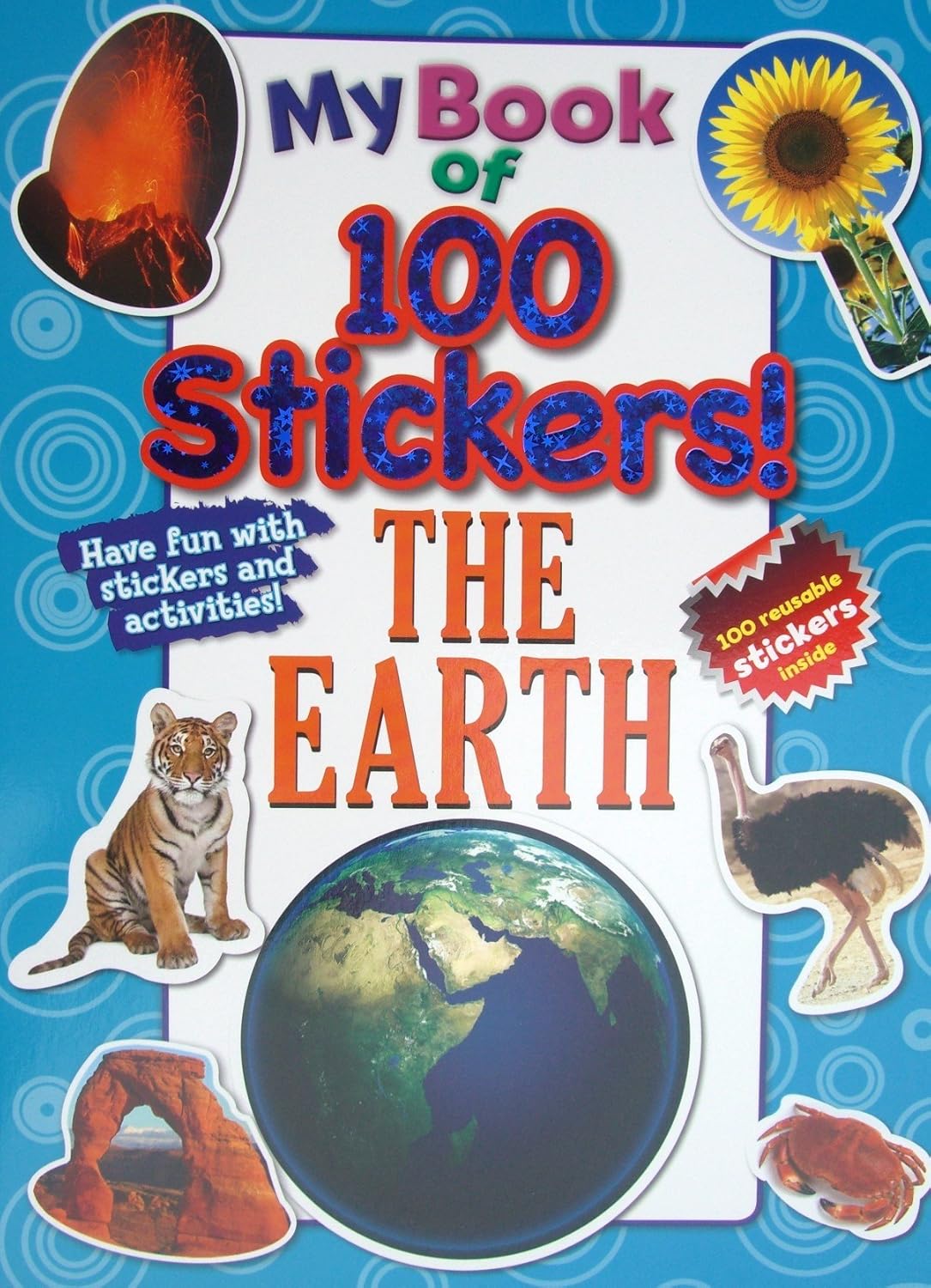 My Book of 100 Stickers - Picture Atlas of Famous Places | 100 Reusable ...