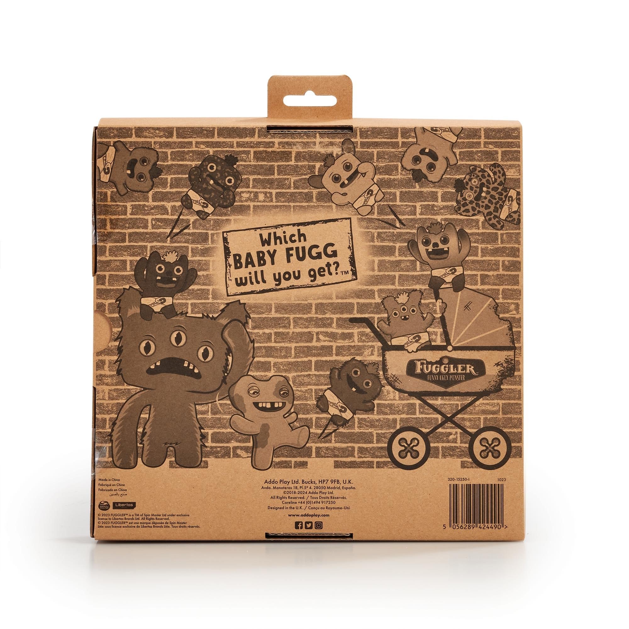 Fuggler Family Reek-O Ugly Monster with Mystery 12cm Baby Fugg Soft Toy ...