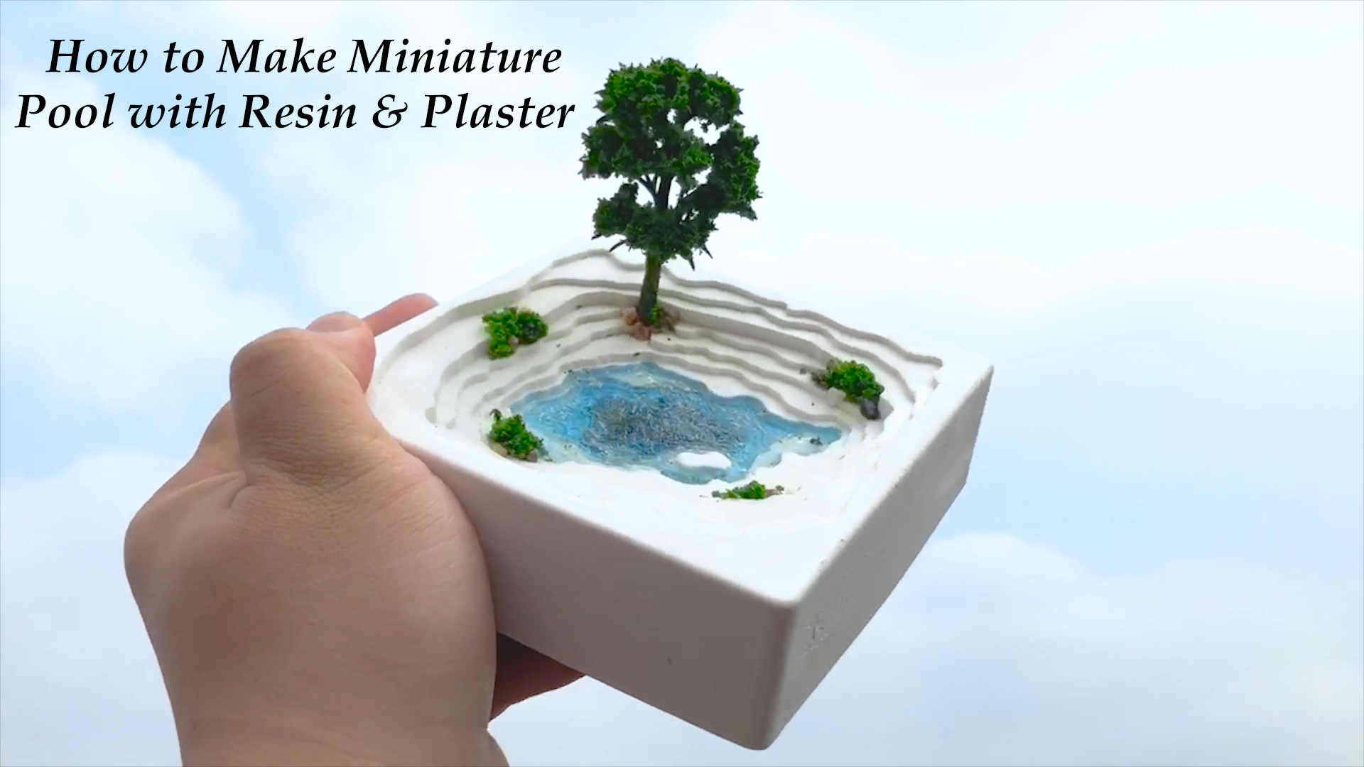 Watch How to Make Miniature Pool with Resin & Plaster on Amazon Live