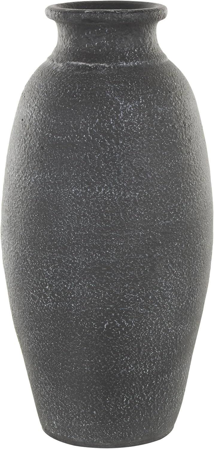 Amazon.com: Deco 79 Ceramic Decorative Vase Textured Whitewashed ...