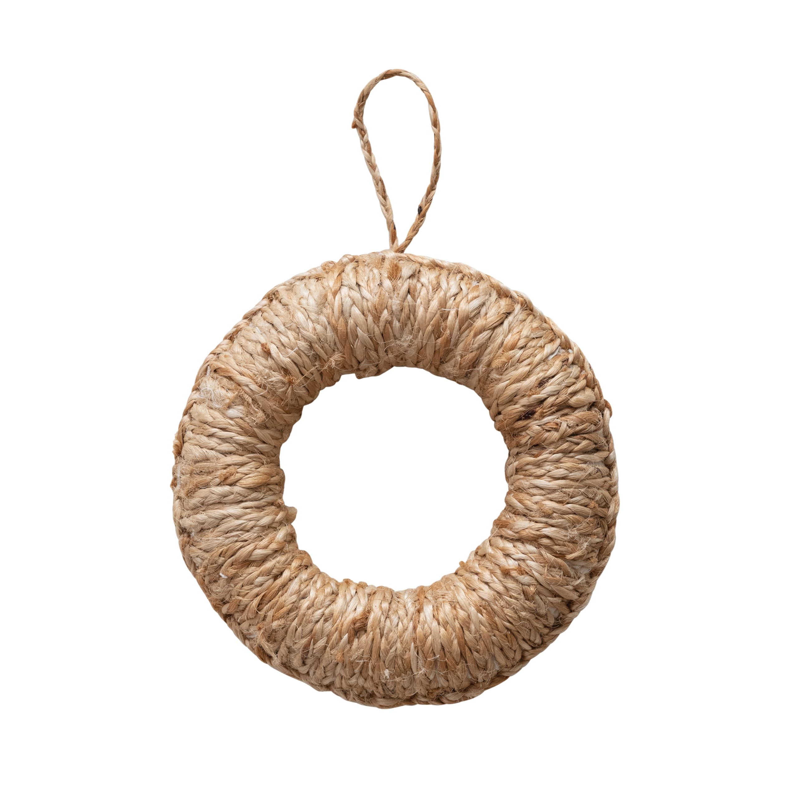 Amazon.com: Creative Co-Op Round Woven Jute Trivet with Loop, Natural ...