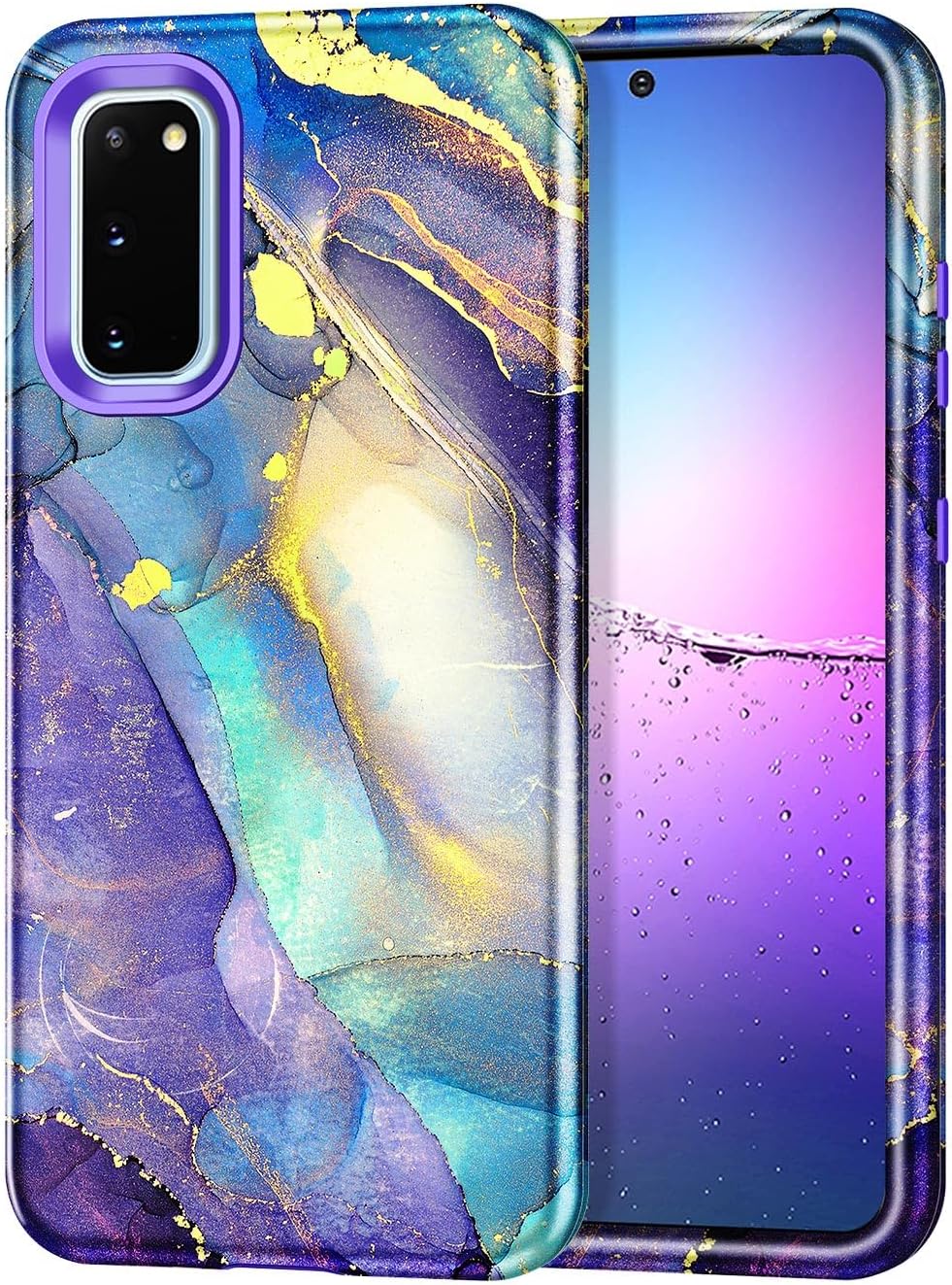 Amazon.com: Casetego Compatible with Galaxy S20 5G Case,Three Layer Shockproof Full Body Drop ...