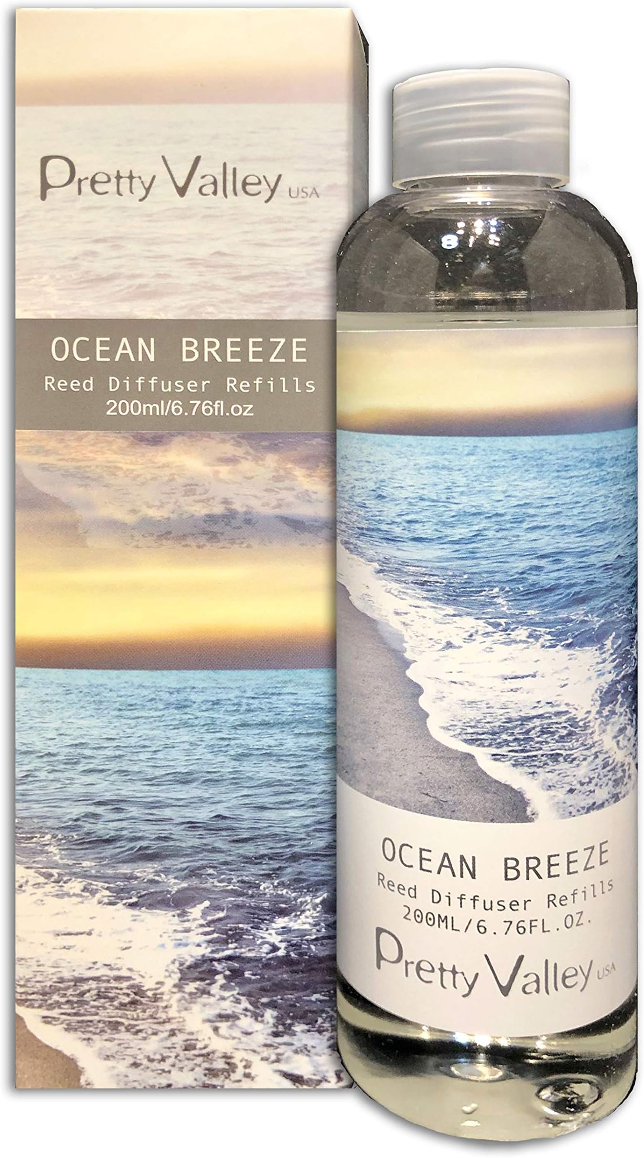 Amazon.com: Pretty Valley Reed Diffuser Refill (Ocean Breeze) : Home & Kitchen