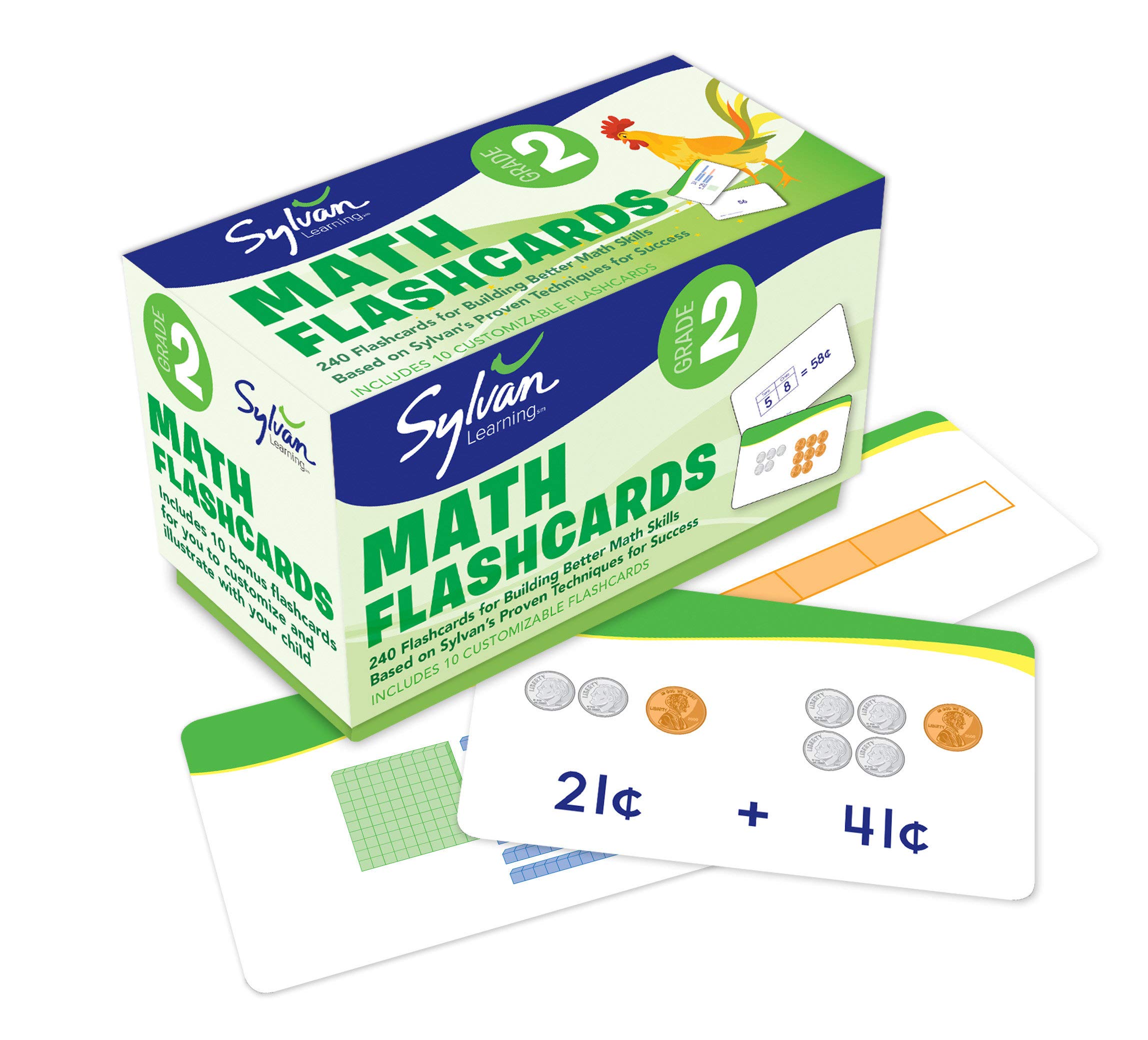 Buy 2nd Grade Math Flashcards: 240 Flashcards for Building Better Math ...