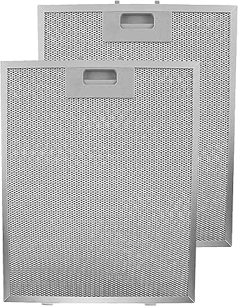 SPARES2GO Metal Mesh Filter for Logik Cooker Hood/Extractor Fan Vent ...