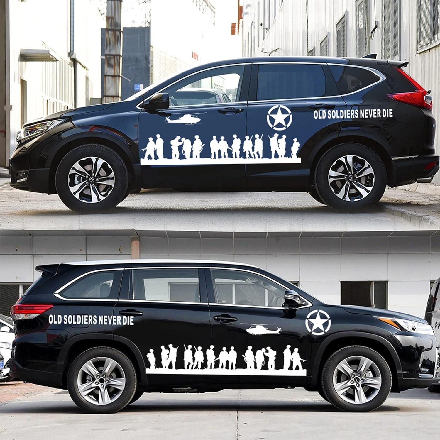 Practisol US Army Car Stickers and Decals Military Star Truck Decals ...