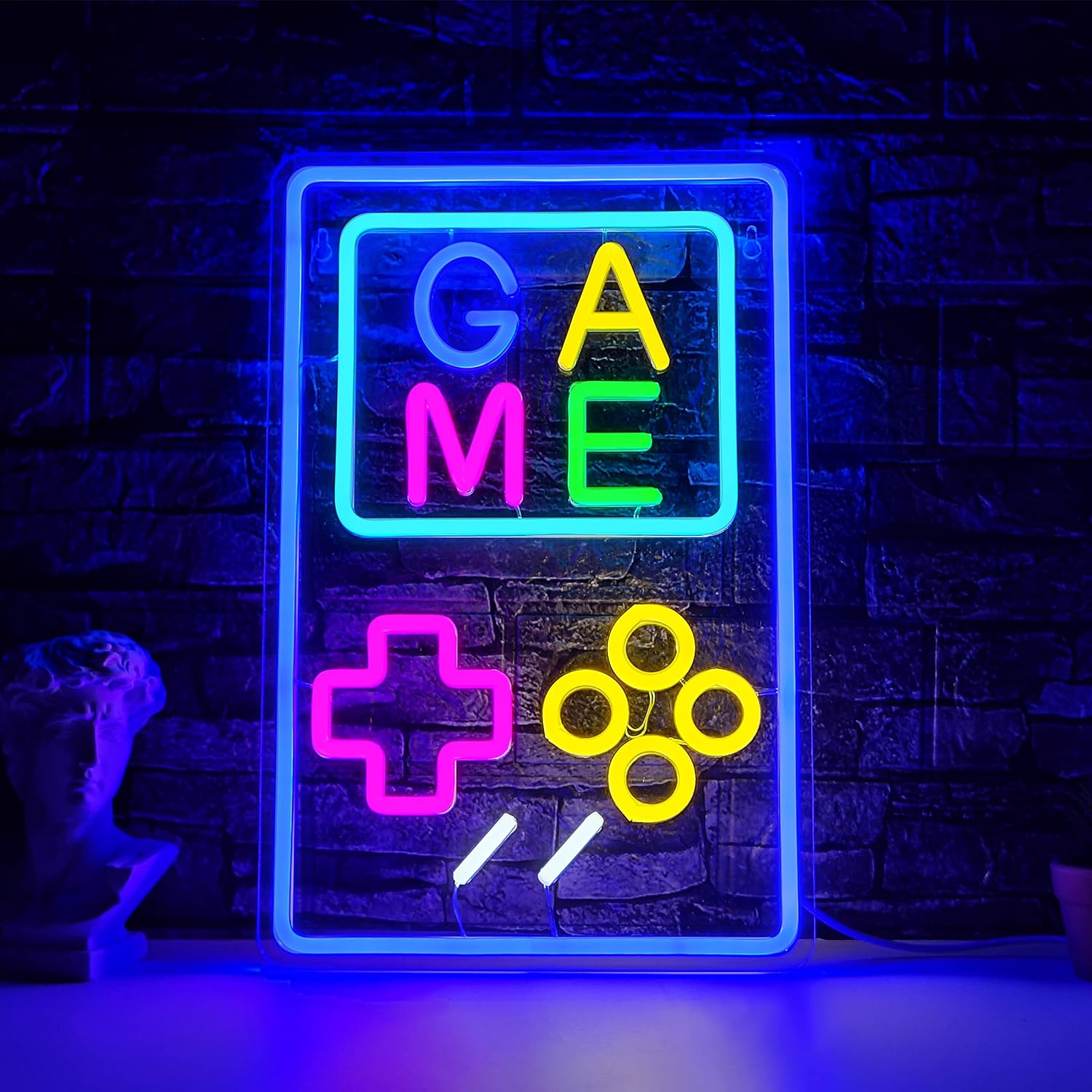 Amazon.com: Gaming Neon Sign,Gamer Neon Sign for Gamer Room,Arcade ...