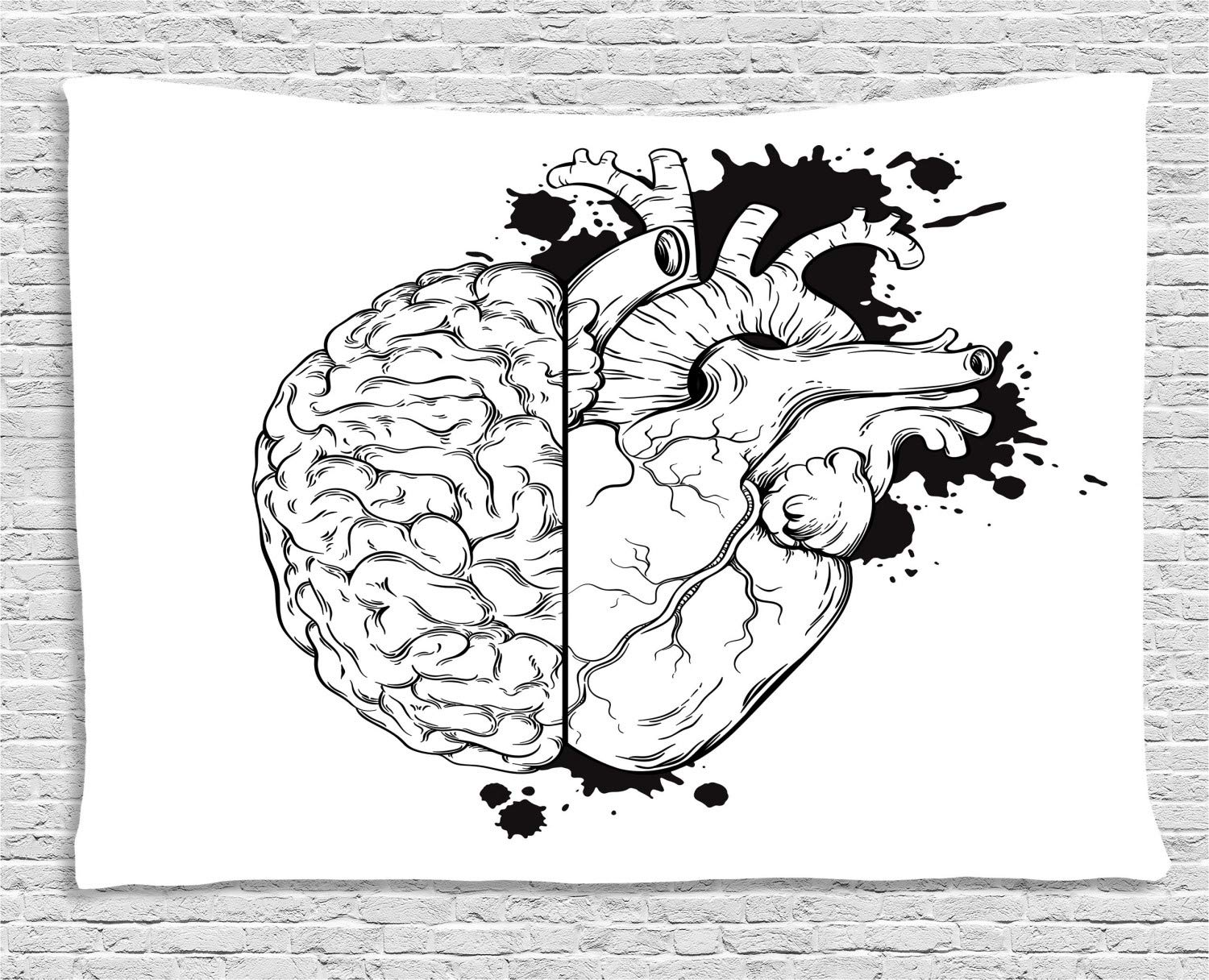 Human Heart Drawing Outline