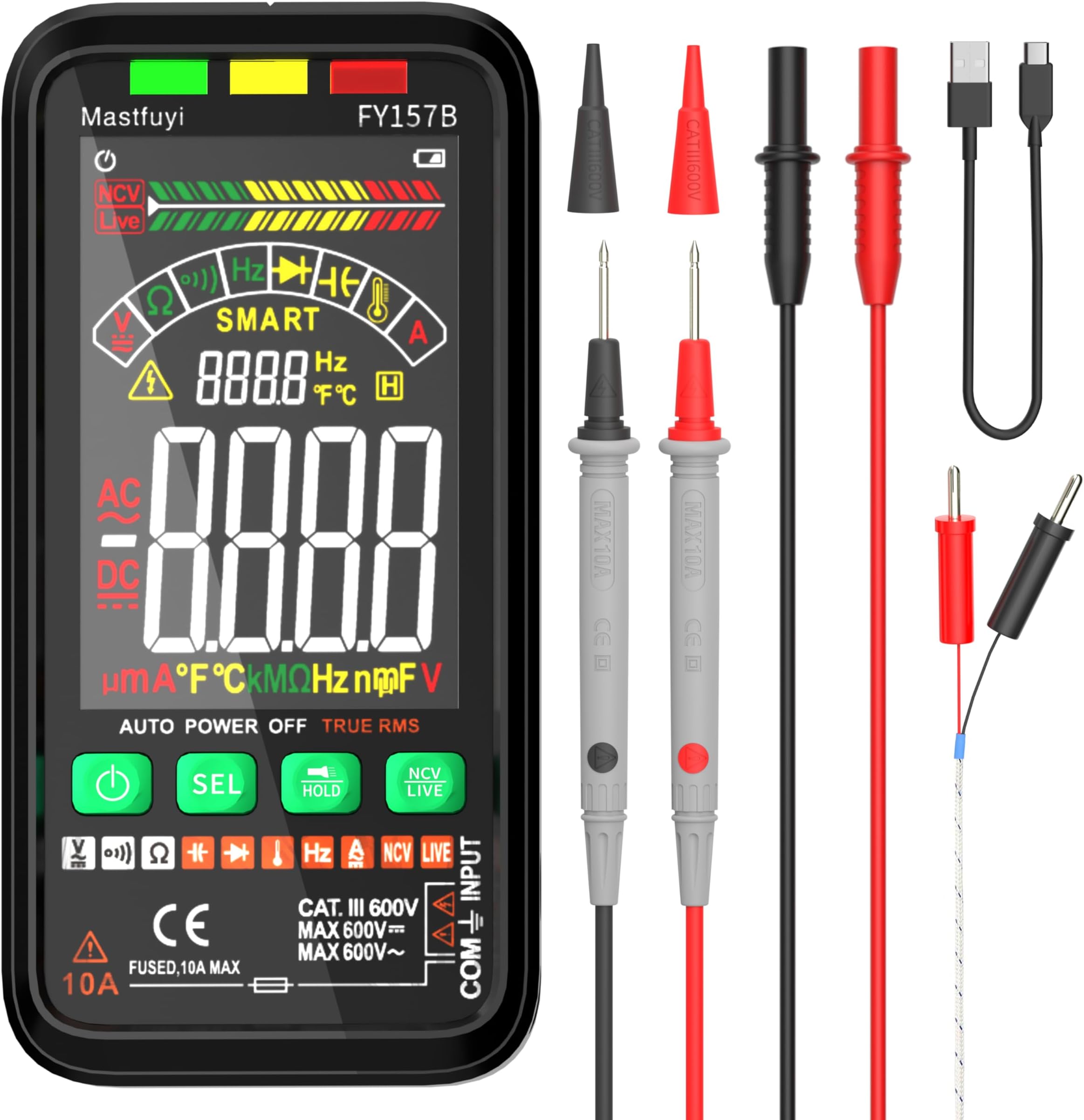 KAIWEETS HT118A Digital Multimeter, KM601s Smart Multimeter - Amazon.com