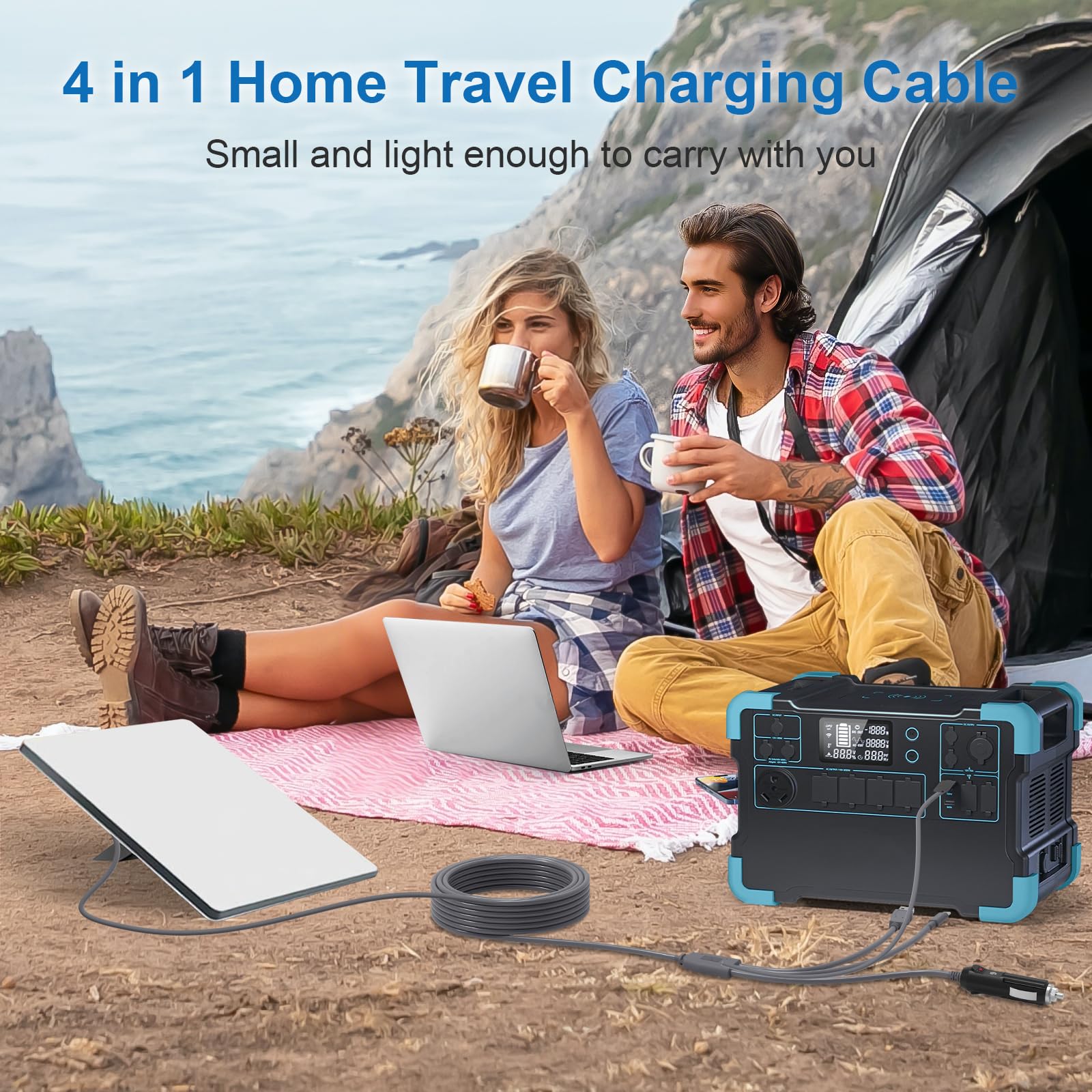 Snapklik.com : Starlink Mini 4 In 1 DC Power Cable 10FT/ 3M, 100W+ USB ...