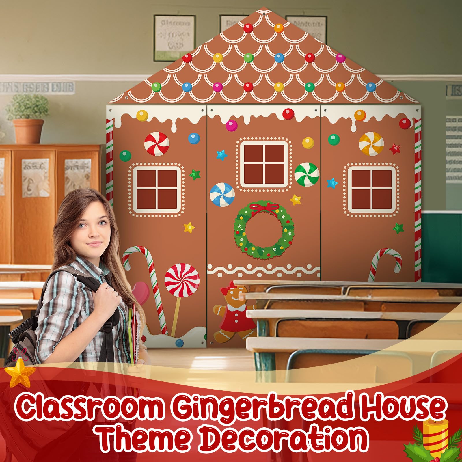Gingerbread House Classroom Decorations Gingerbread Houses Made Easy