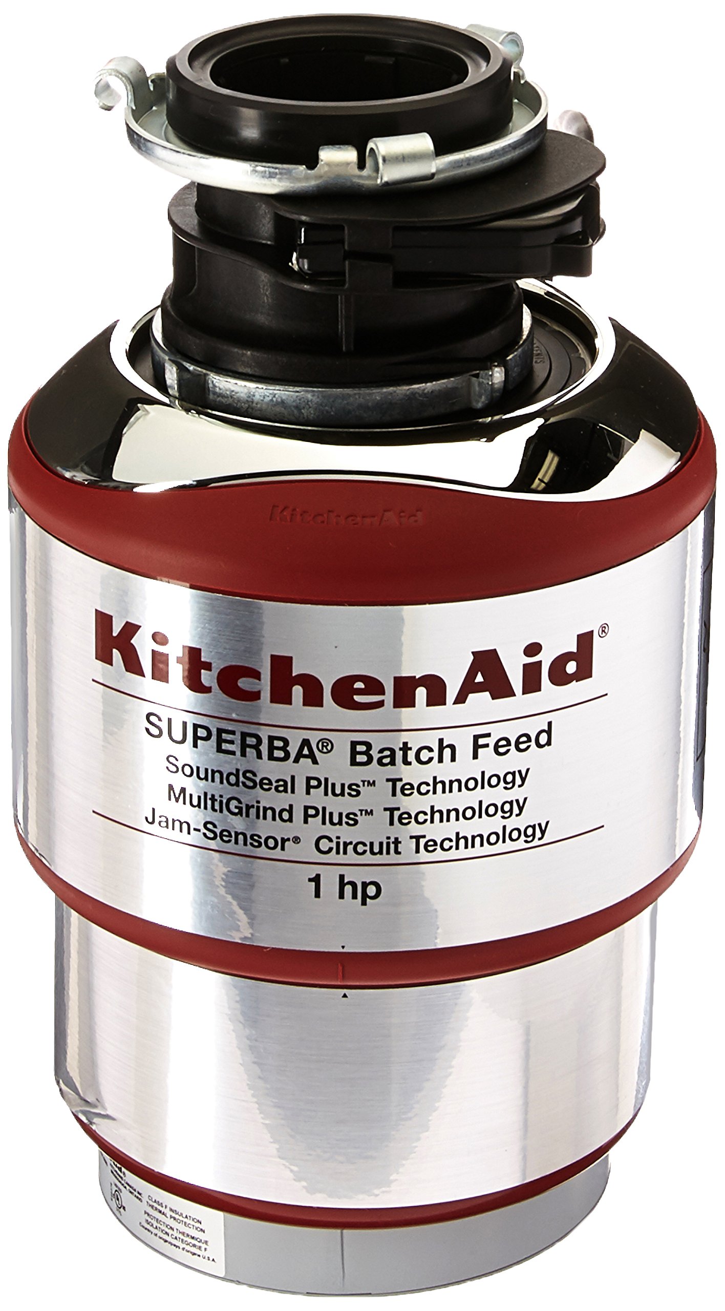 Snapklik.com : KitchenAid KBDS100T 1 Hp Batch Feed Food Waste Disposer