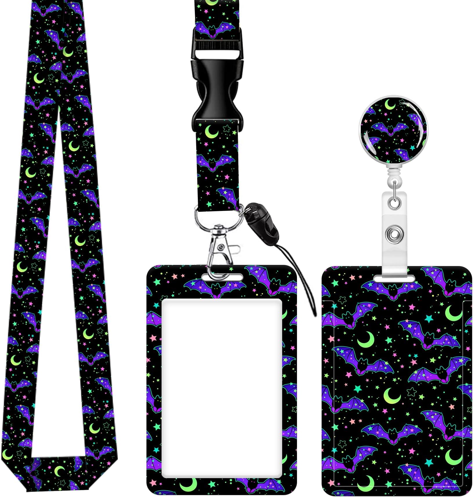 Amazon.com : SUPSLOTH ID Badge Holder with Retractable Badge Reel Clip ...