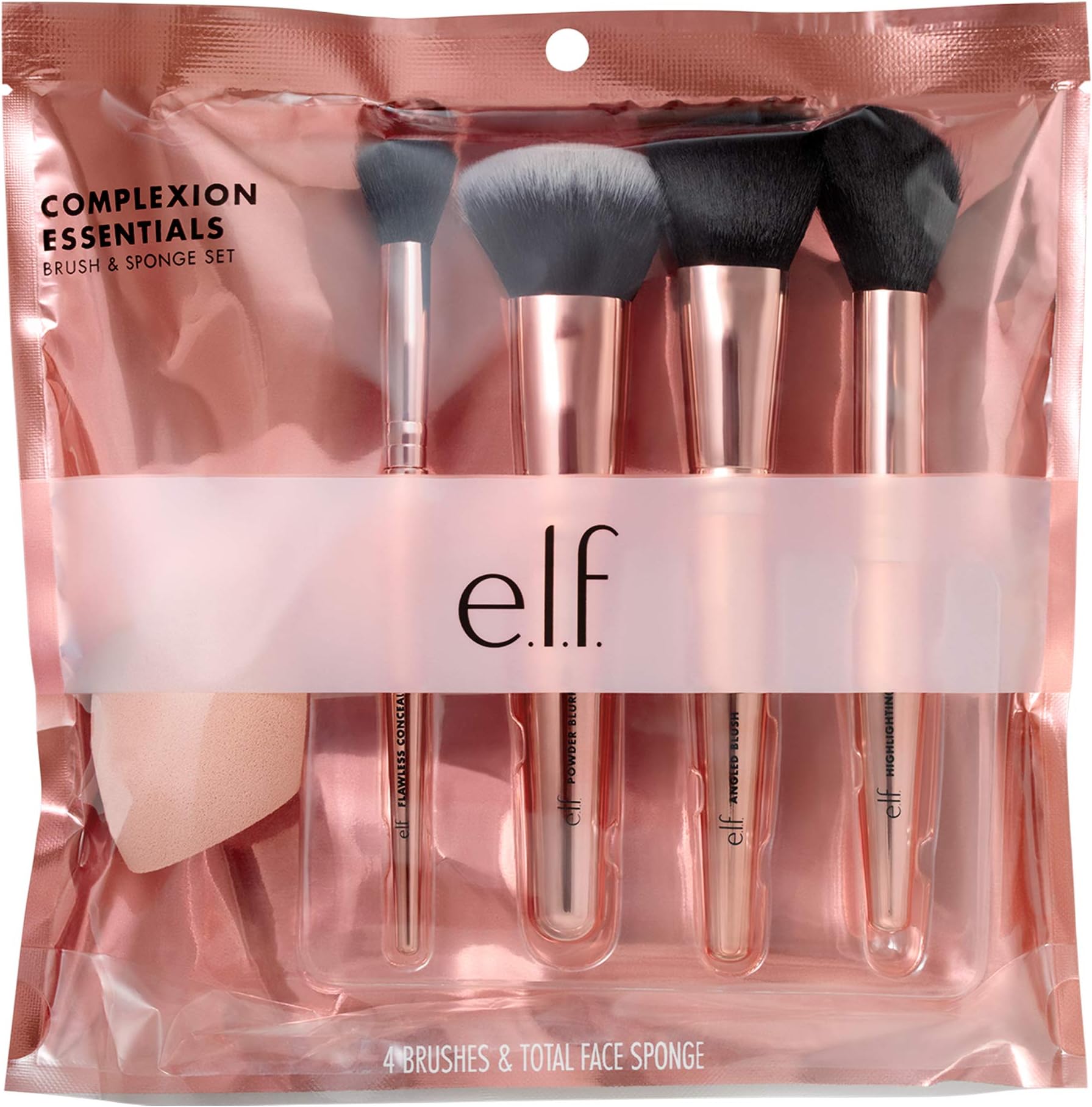 Amazon.com: e.l.f. Cosmetics Complexion Essentials Brush & Sponge Set ...