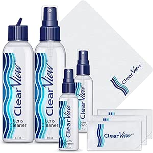 Amazon.com: Clear View Lens Cleaner Kit | Two 8 oz. Lens Cleaner ...