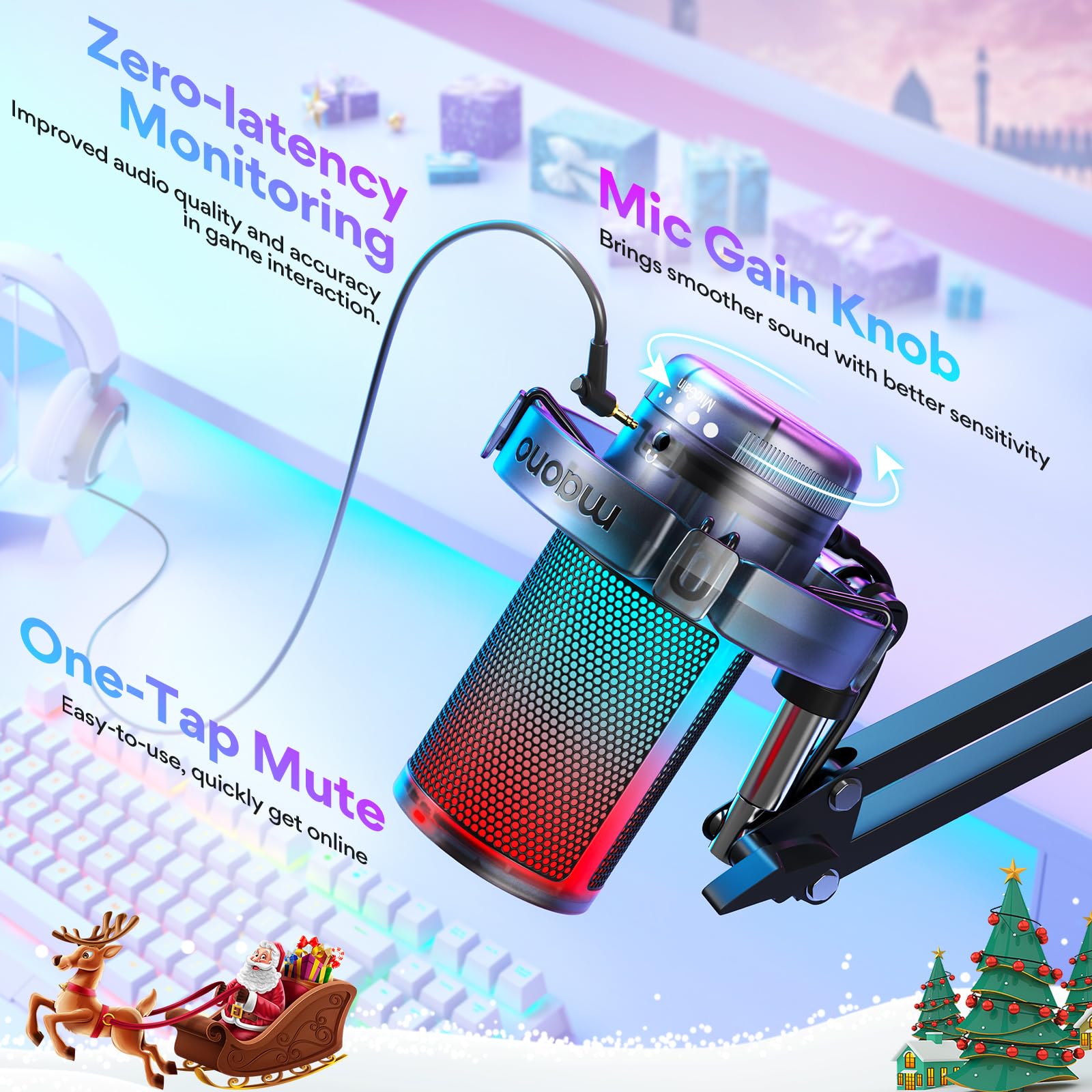 Snapklik.com : MAONO Gaming USB Microphone