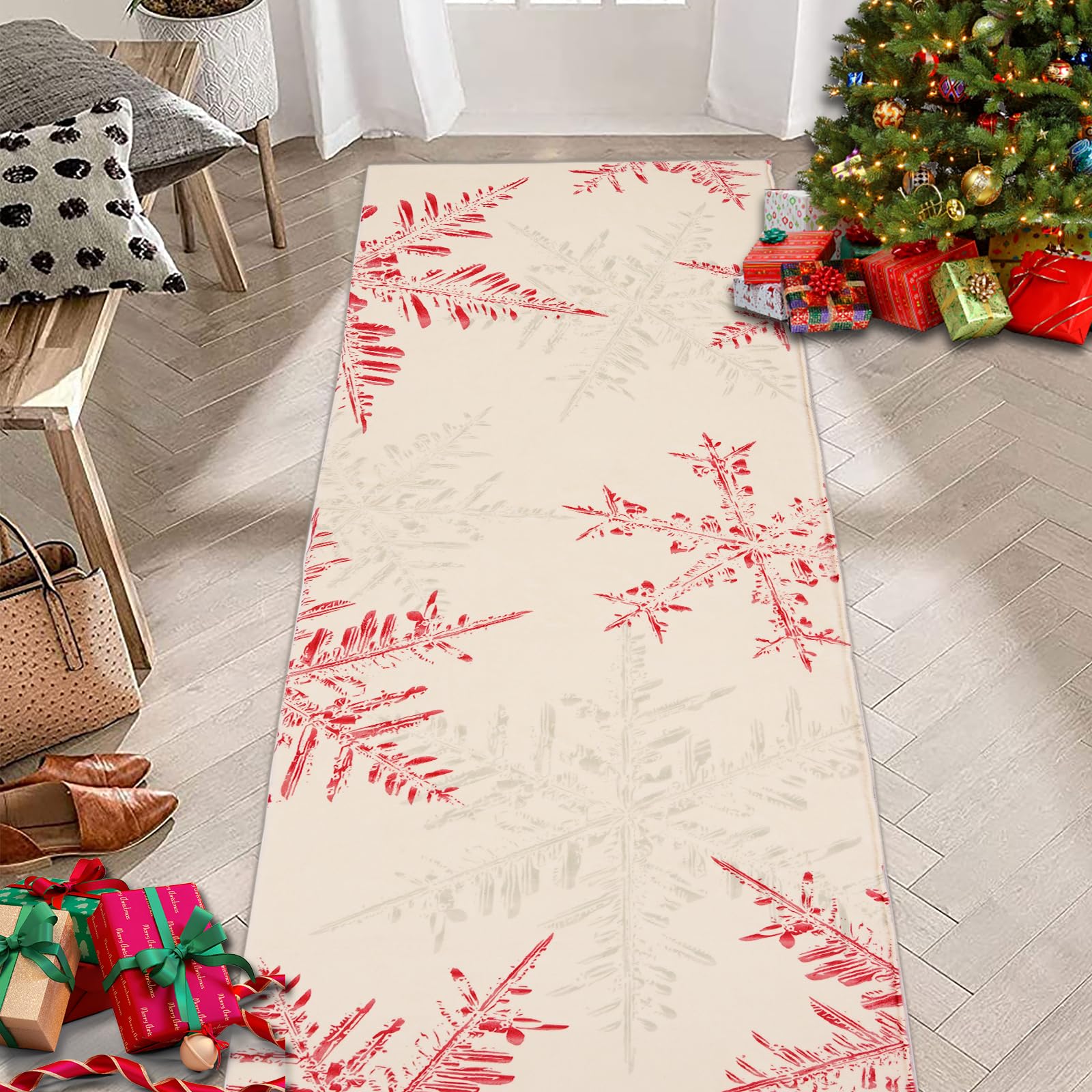 Amazon.com: Christmas Runner Rug 2x6 Hallway Indoor Area Rug with ...