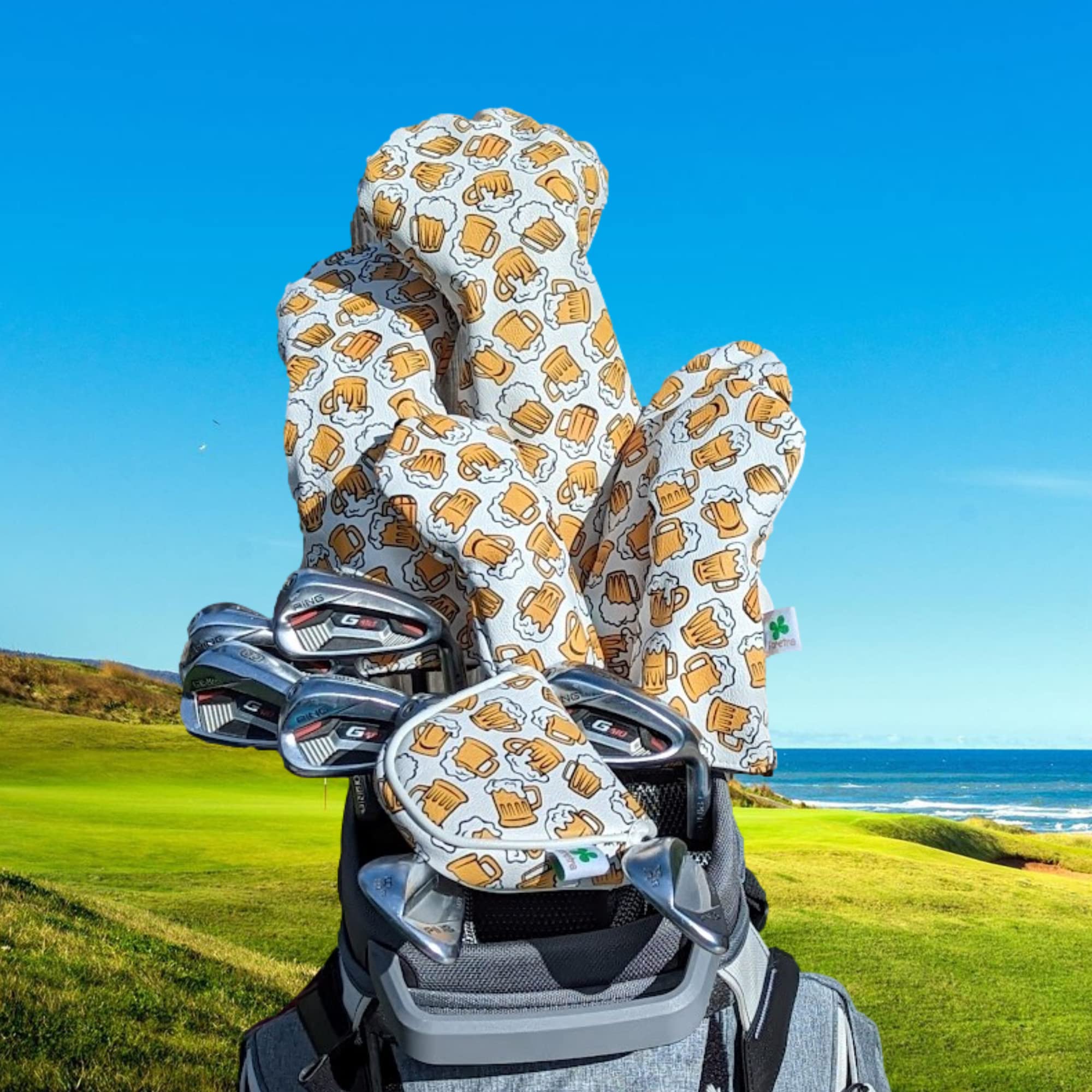 Snapklik.com : Driver Headcover Golf Club Covers Blade Mallet Putter ...