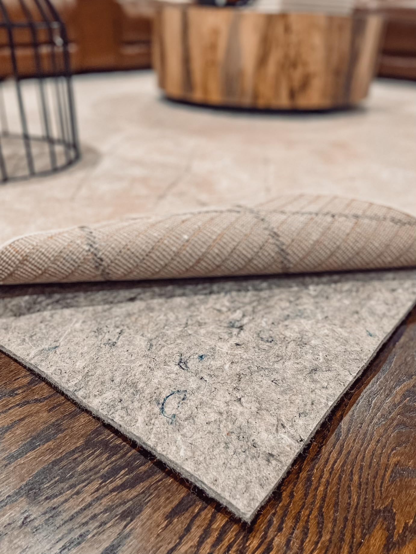 Amazon.com: DELLUNA Non-Slip Area Rug Pad 8'x10', 3/8" Thick Double ...