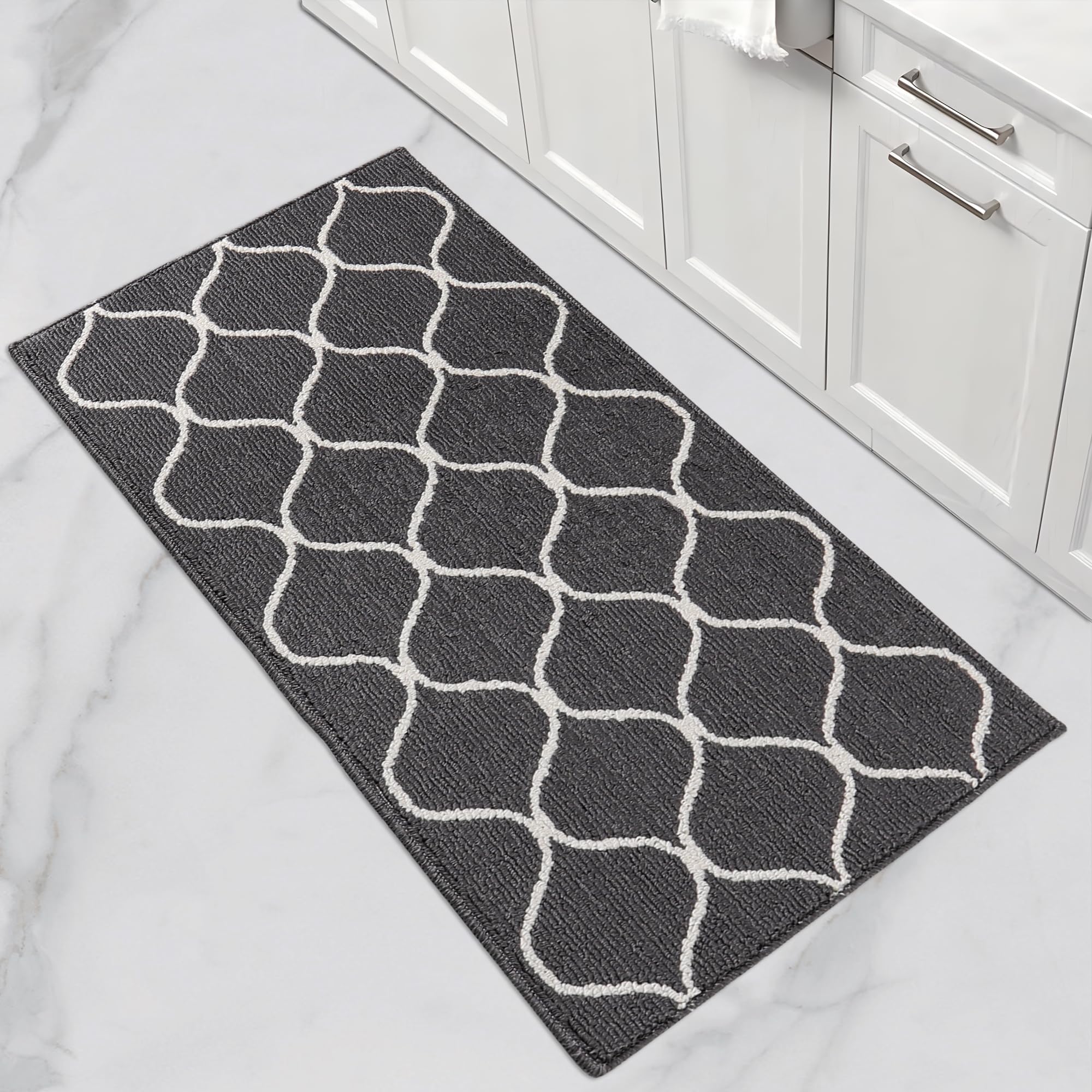 COSY HOMEER Kitchen Mats Rug, 60 x 120cm, Non-Slip Kitchen Floor Mat ...