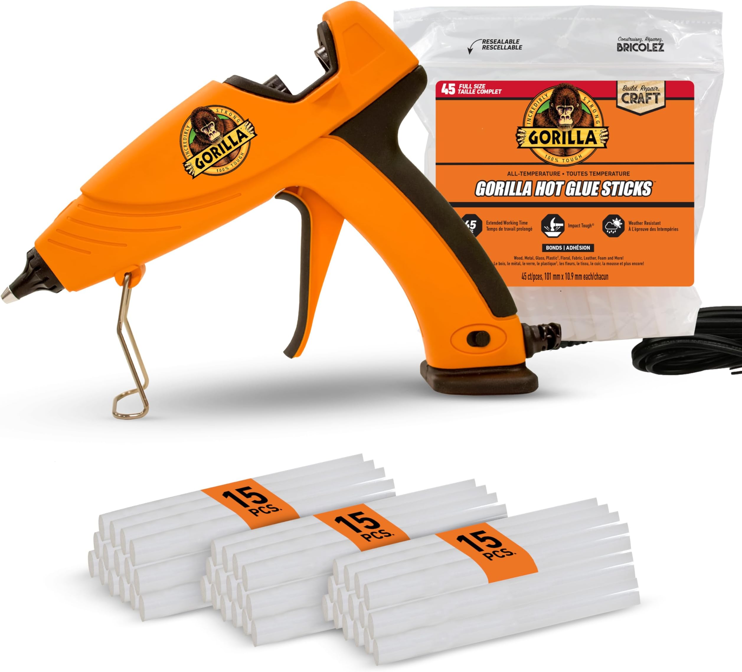 Amazon.com: Werktough Cordless Glue Gun Fast Heating 15s No Dripping ...