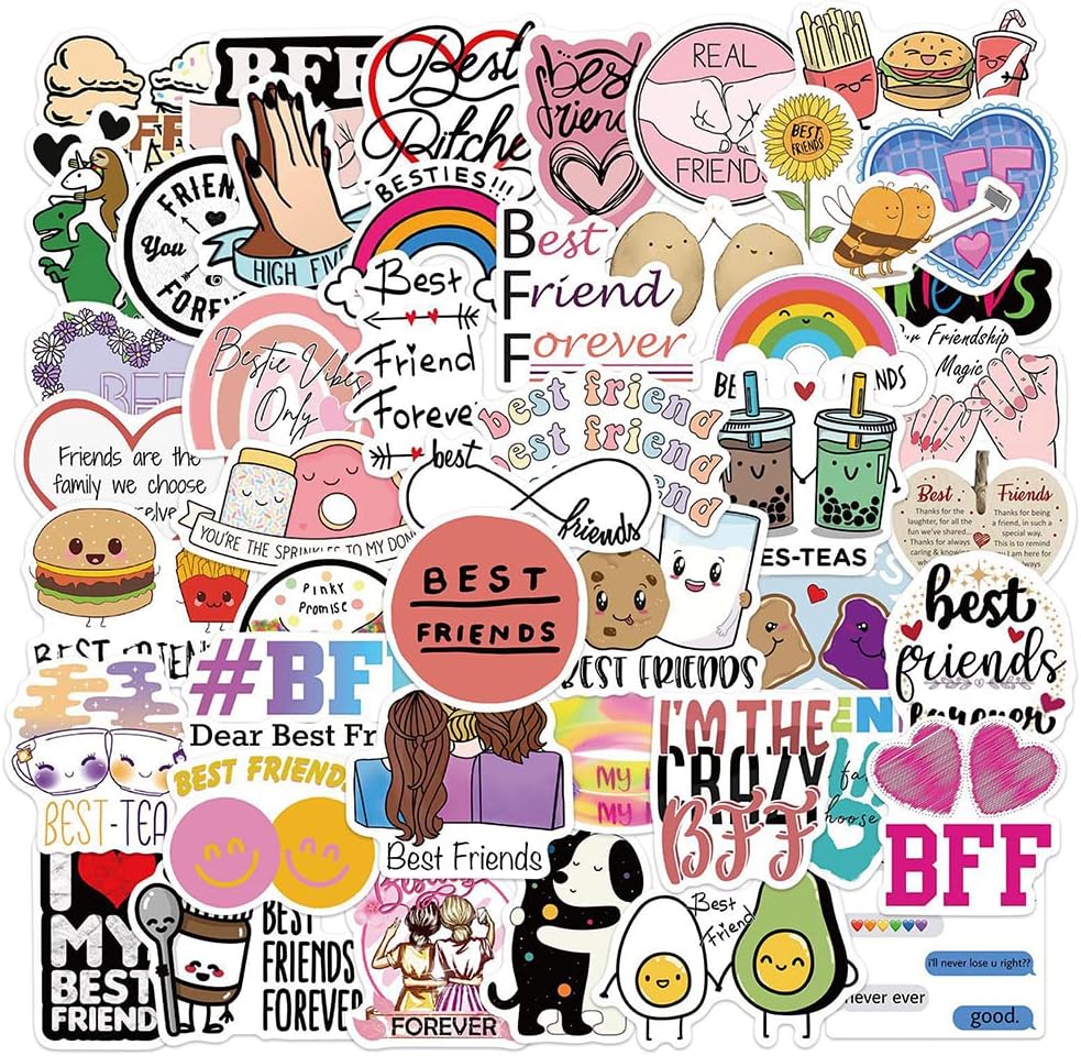 Amazon.com: True Friends are Never Apart Sticker Inspirational Quotes ...