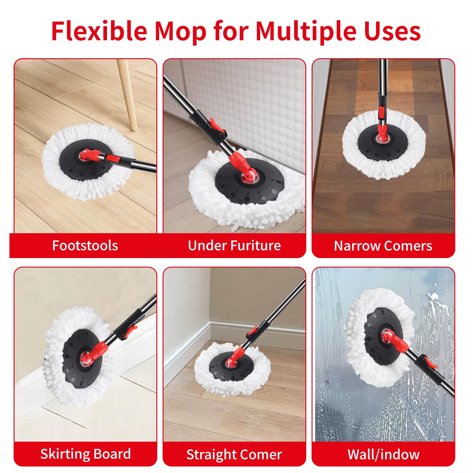 Disposable Mop With Wringer Attached