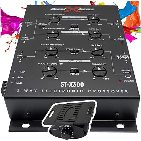 Amazon.com: SoundXtreme ST-X300 3 Way Electronic Car Stereo Crossover ...