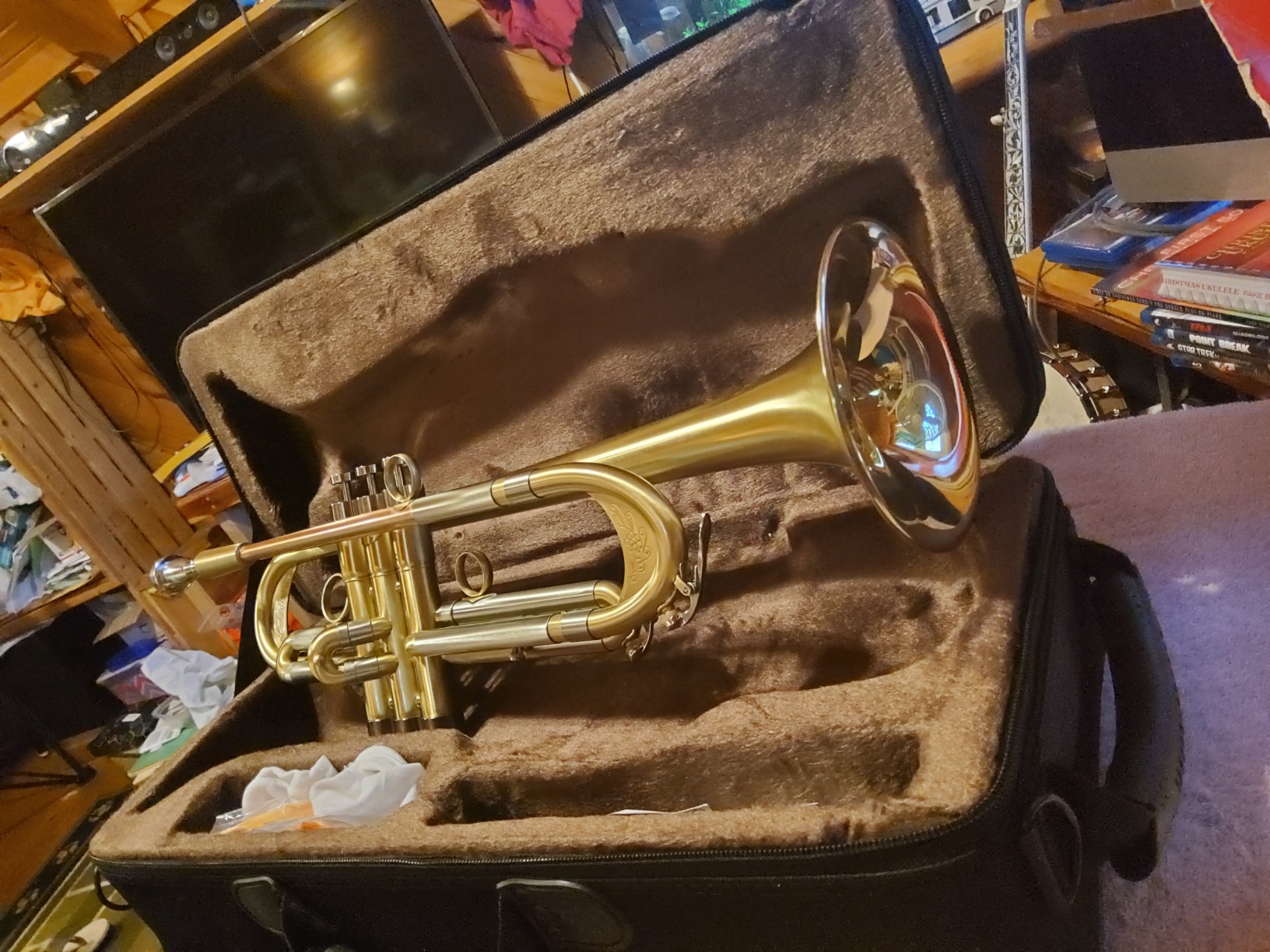 $39/mo - Finance ROWELL Bb Trumpet Professional Trumpet for Student ...