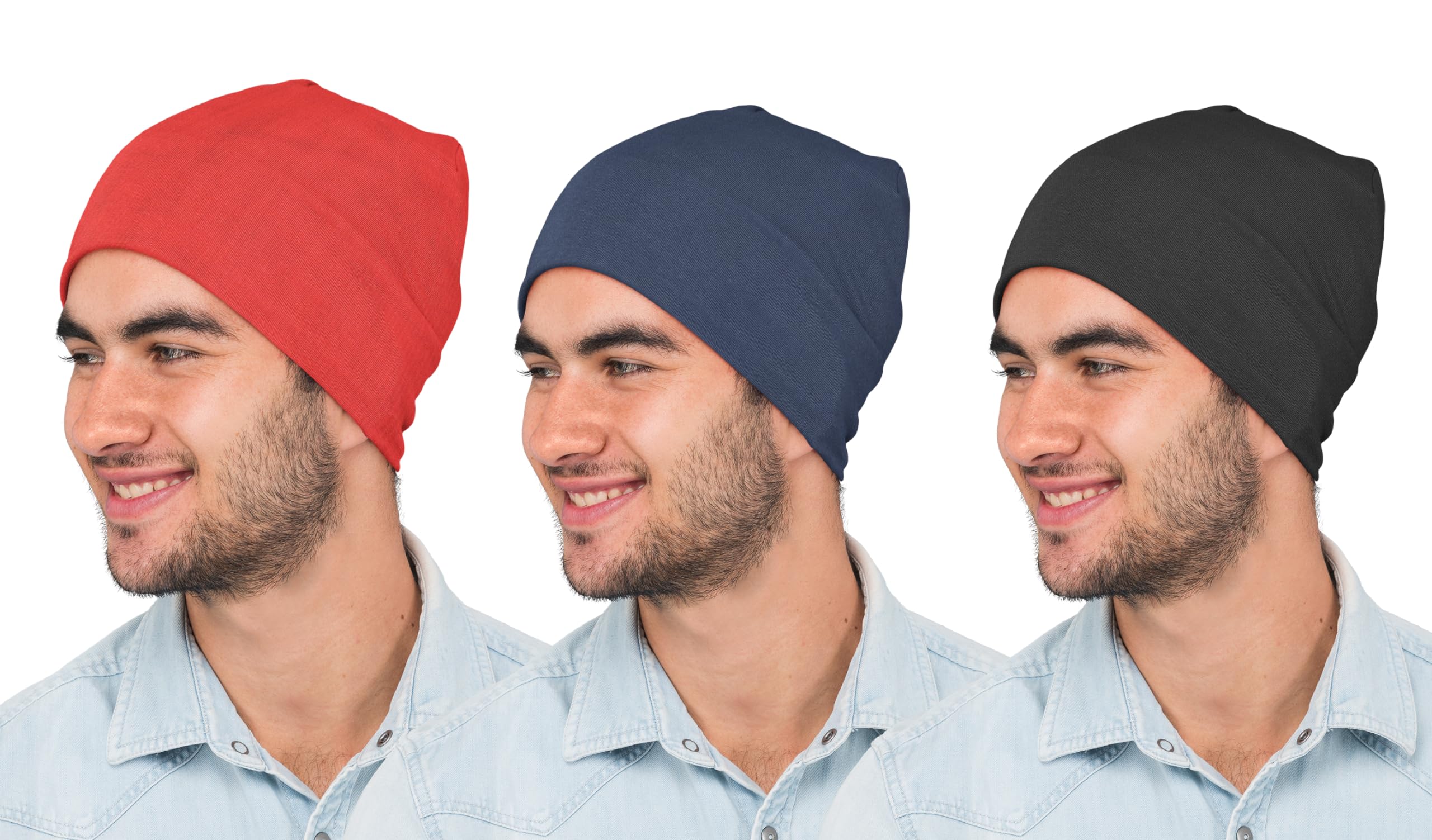 PrimeBox Unisex Helmet Skull Cap for Bikers Cotton Head Caps, Helmet ...