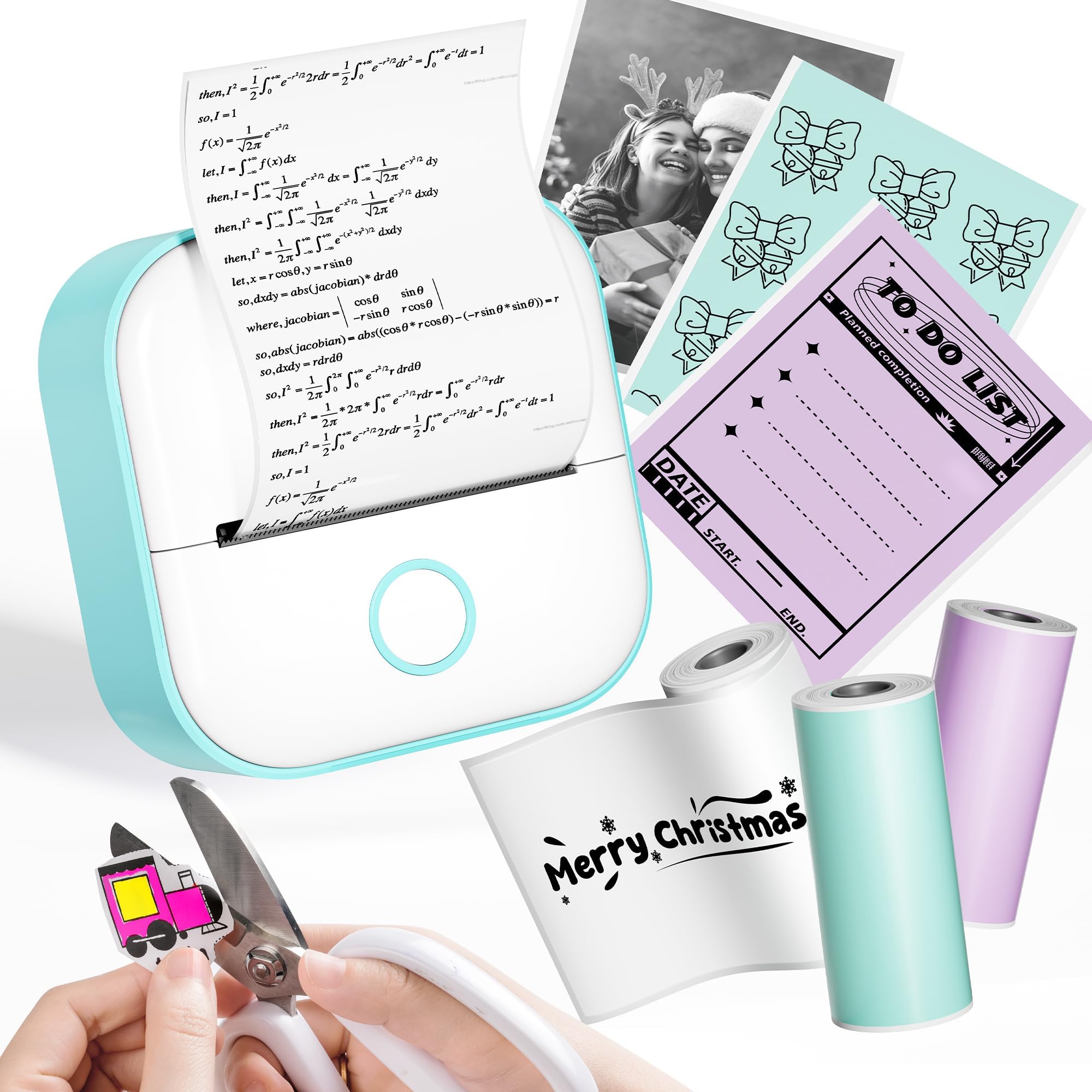 Phomemo Mini Printer,T02 Thermal Printer,Portable Photo Phone Printers ...