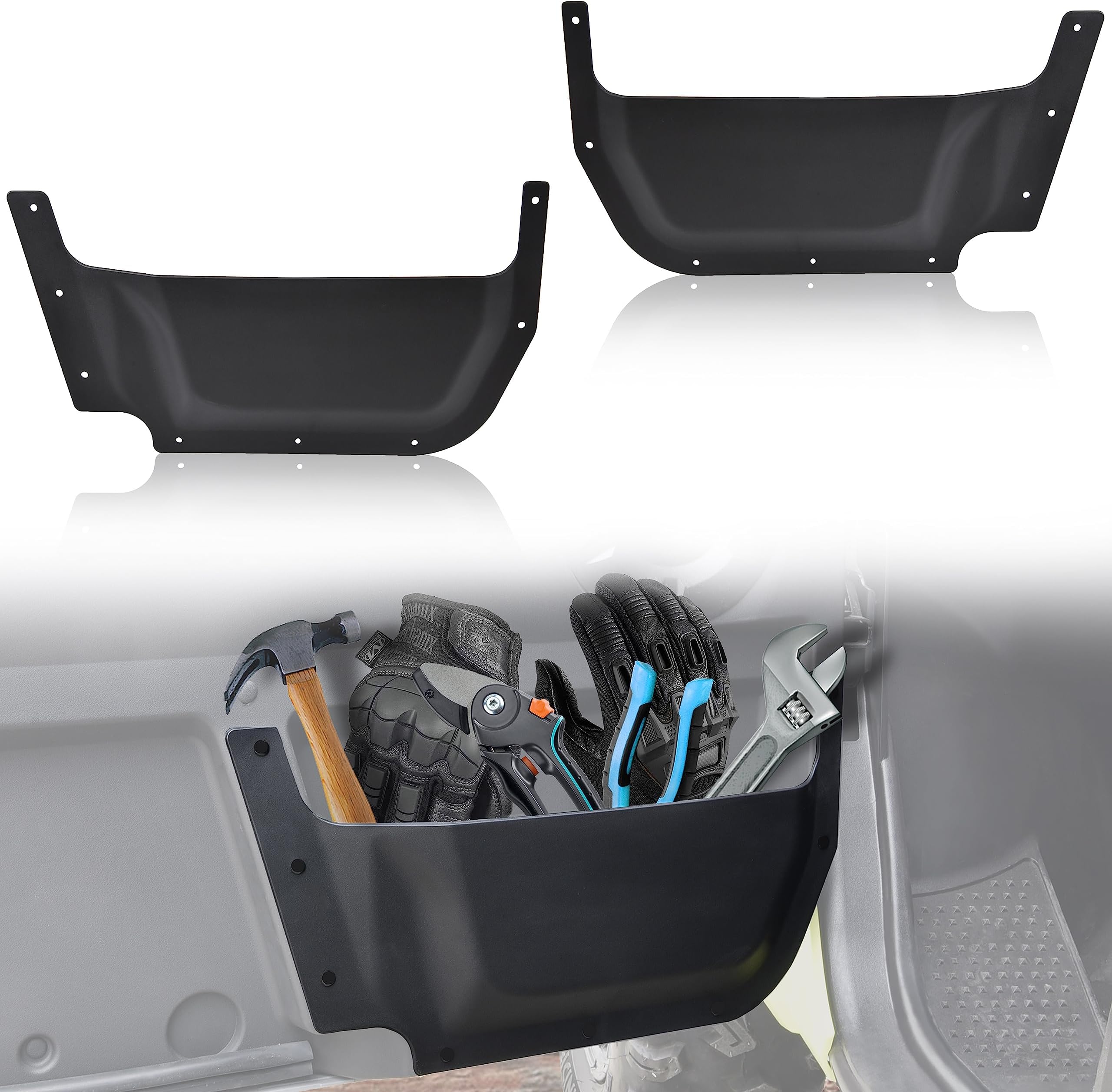 Amazon.com: A & UTV PRO Rear Door Pockets Storage for Yamaha Wolverine ...