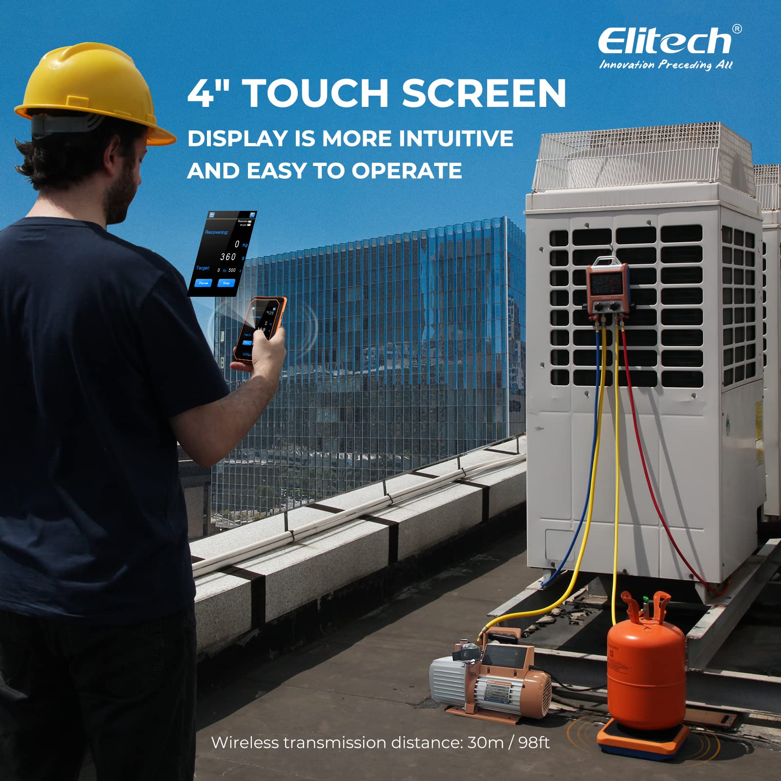 Snapklik.com : Elitech Smart Refrigerant Scale Ultra-Thin & Lightweight ...