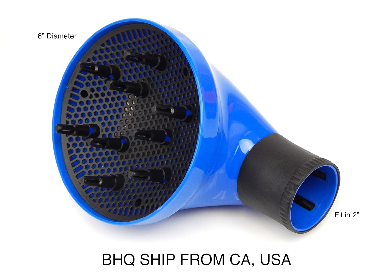 Amazon.com: Professional 360 Degrees Rotating Diffuser/Volumizer Blue ...