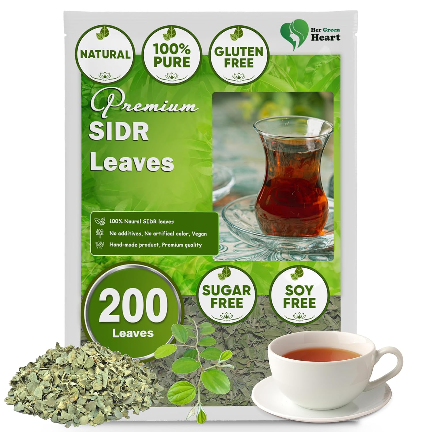 Amazon.com : Sidr Leaves - 100% Pure, Dried Organic Sidr Leaves Tea for ...