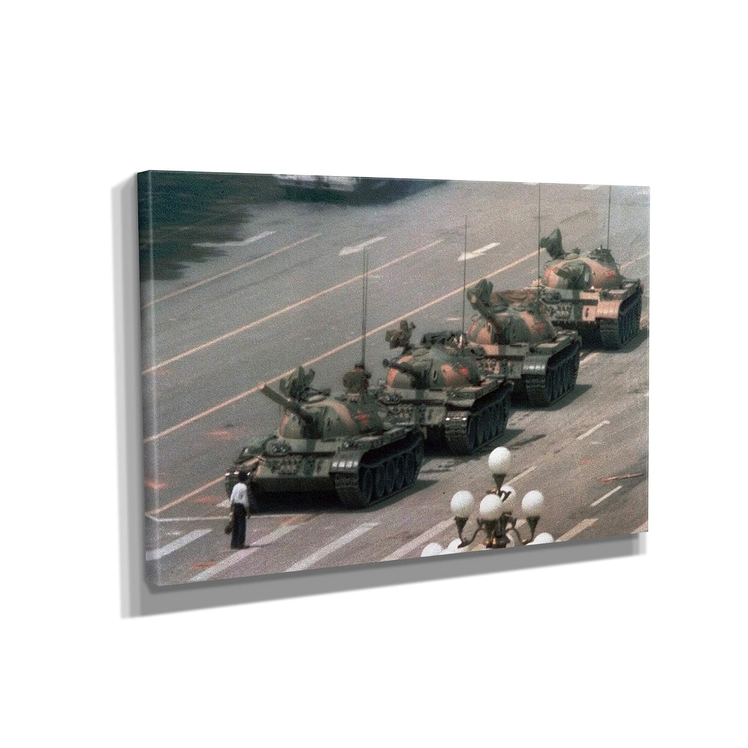 Amazon.com: The Tank Man Tiananmen Square Canvas Art Wall Art Home ...