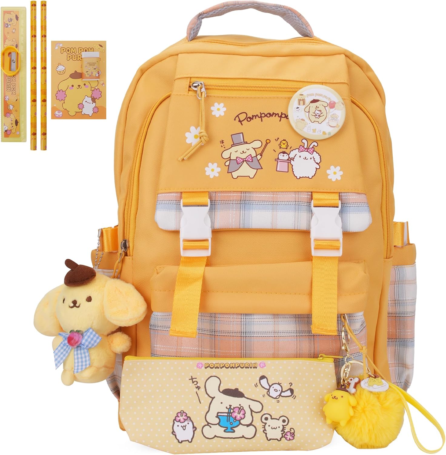 Amazon.com | Juju Yellow Kawaii Backpack - Cute Kawaii Stuff Mochila ...