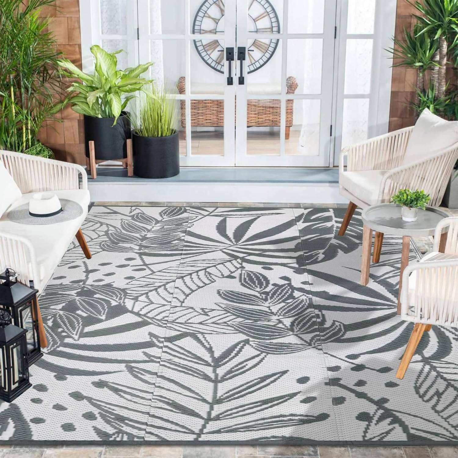 Amazon.com: Wonnitar 6x9 Outdoor Rug Waterproof, Reversible Outdoor ...