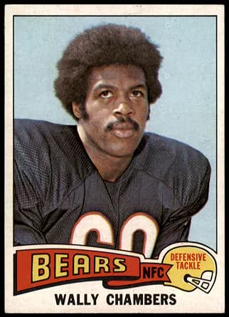 Amazon.com: 1975 Topps # 155 Wally Chambers Chicago Bears (Football ...