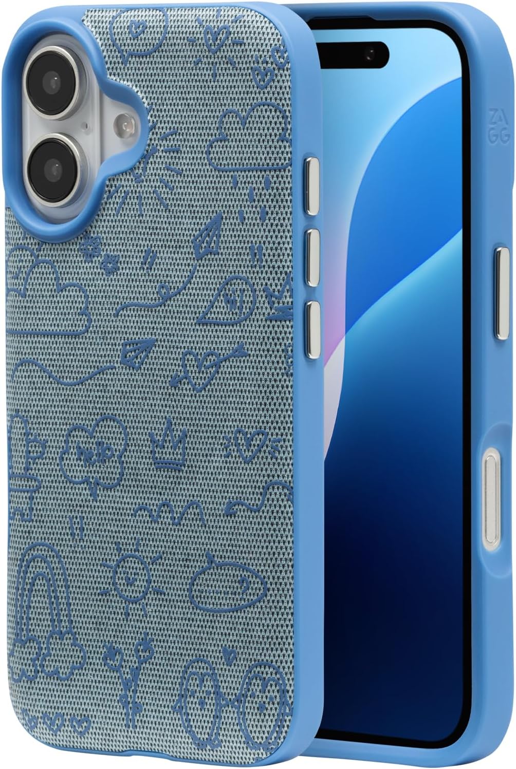 Amazon.com: ZAGG Milan Snap Case for iPhone 16 Pro - Floral Design ...