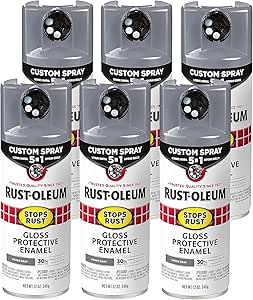 Rust-Oleum 376897 Stops Rust Custom Spray 5-in-1 Spray Paint, 12 oz ...